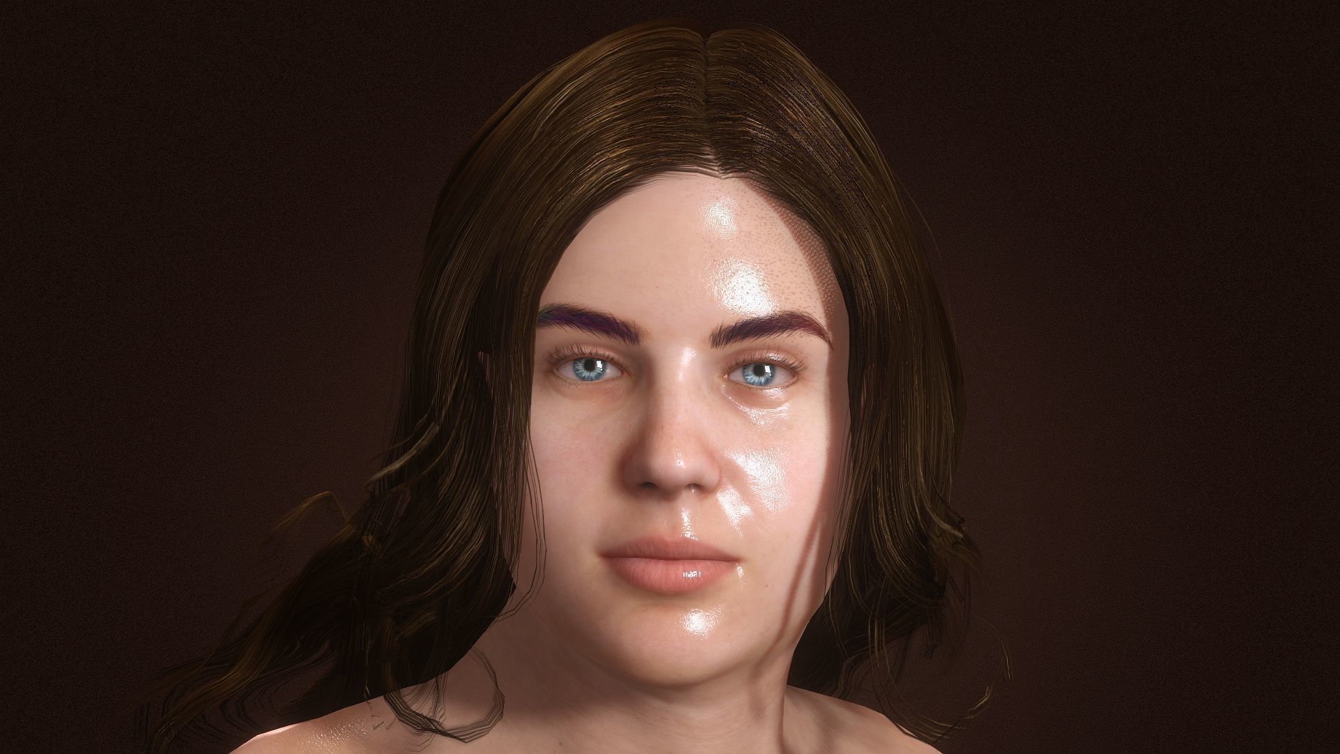 3D model Chubby Fat girl VR / AR / low-poly | CGTrader