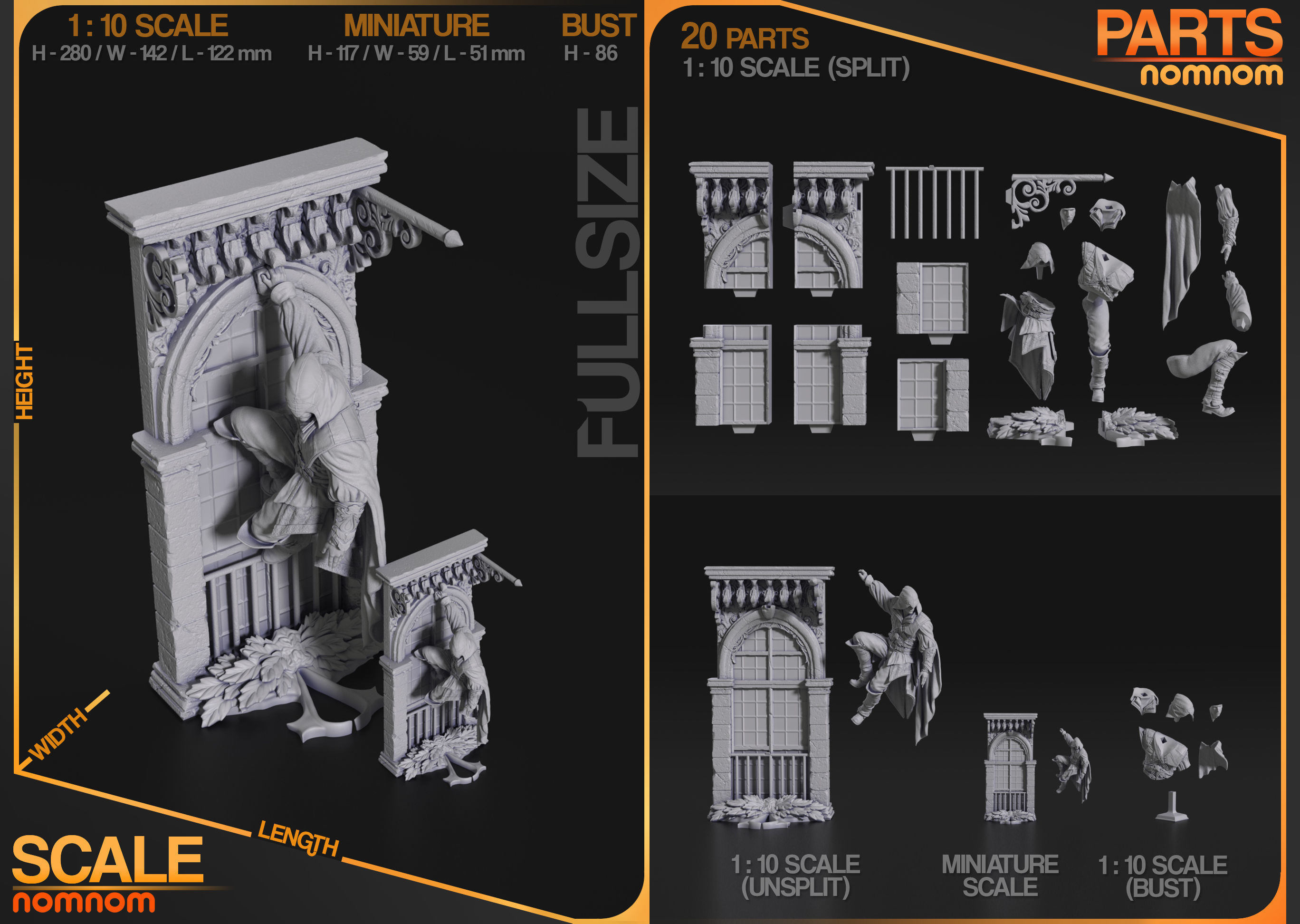 Ezio Auditore Da Firenze Assassins Creed 3d Model 3d Printable Cgtrader 8607