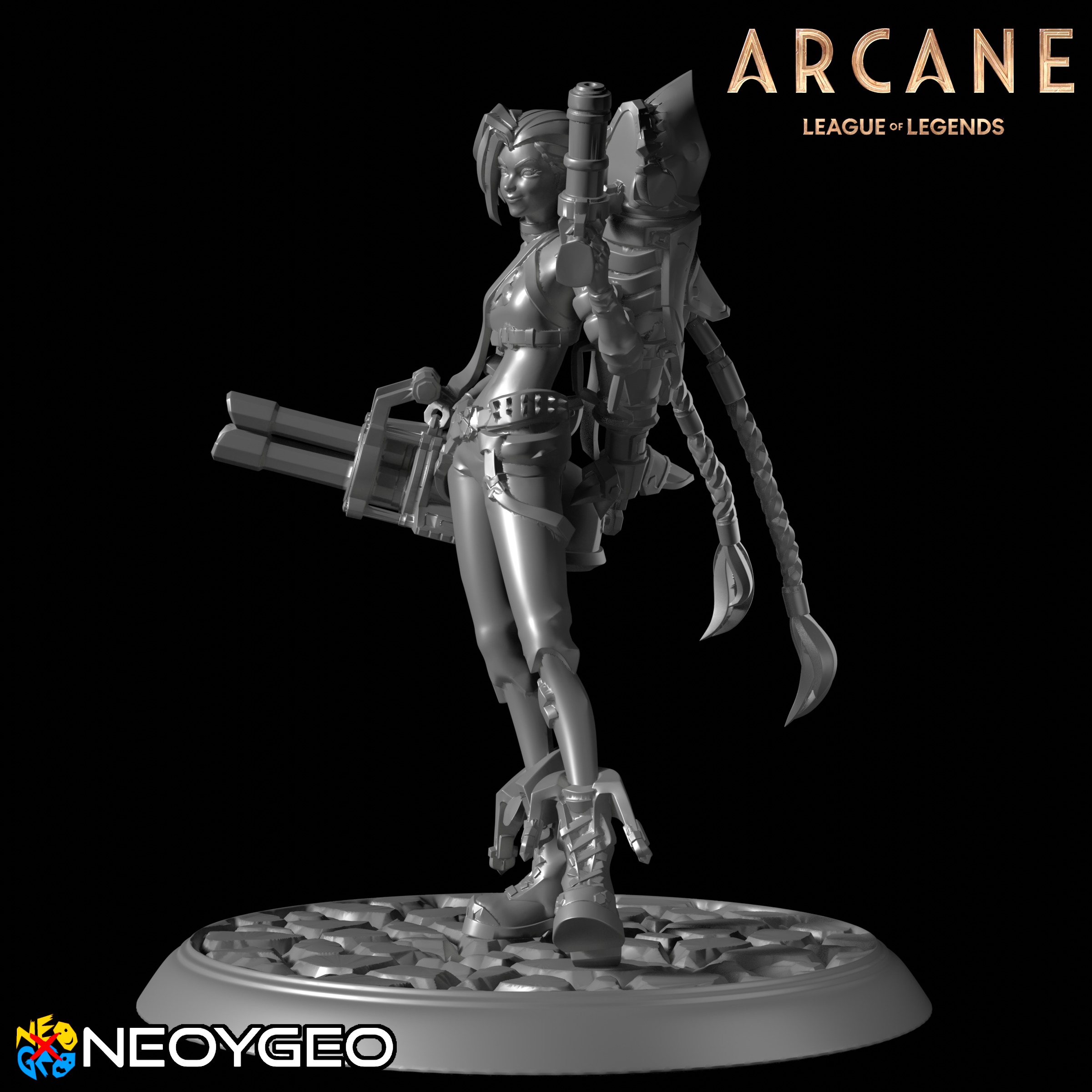 JINX ARCANE - LEAGUE OF LEGENDS 3D model 3D printable | CGTrader