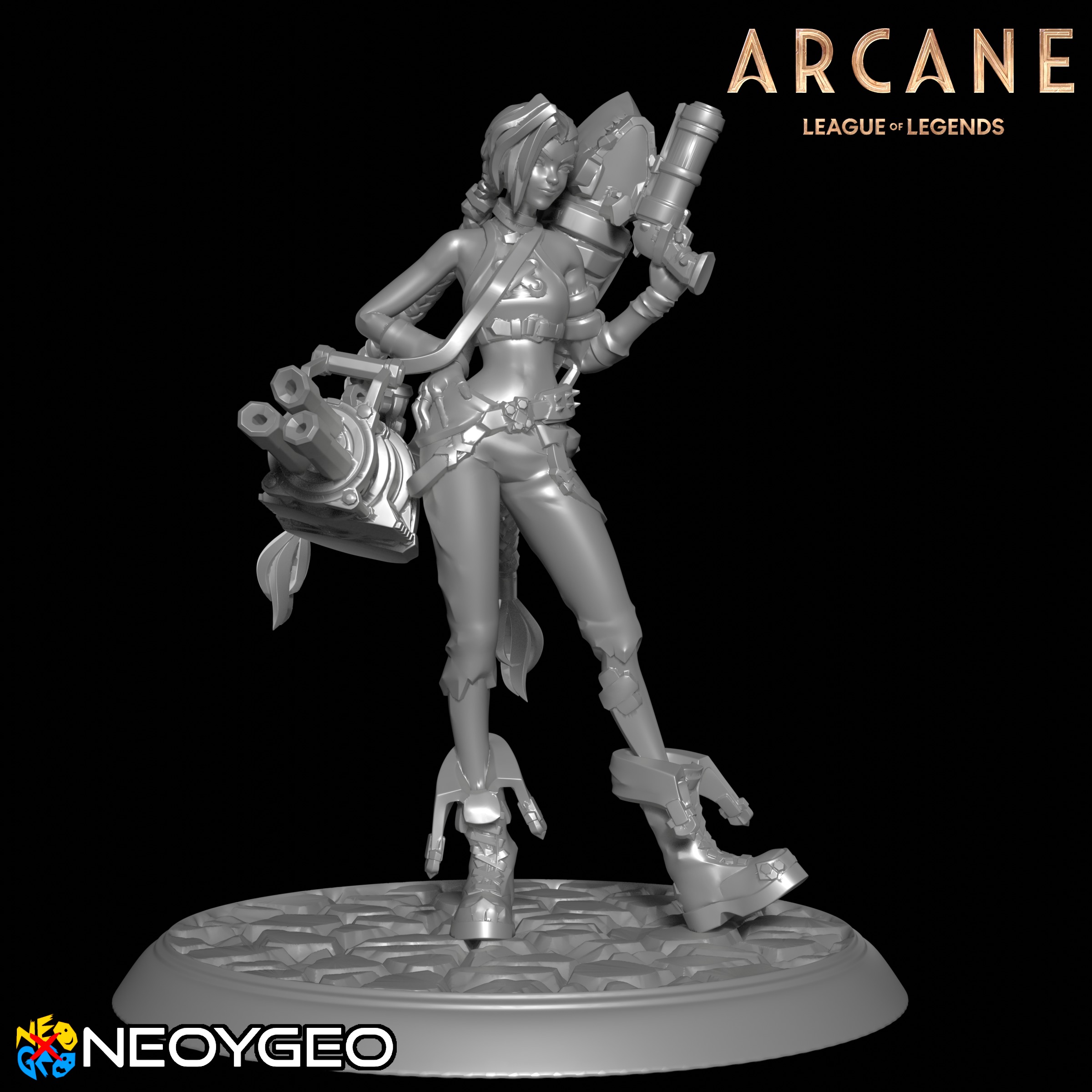 JINX ARCANE - LEAGUE OF LEGENDS 3D model 3D printable | CGTrader