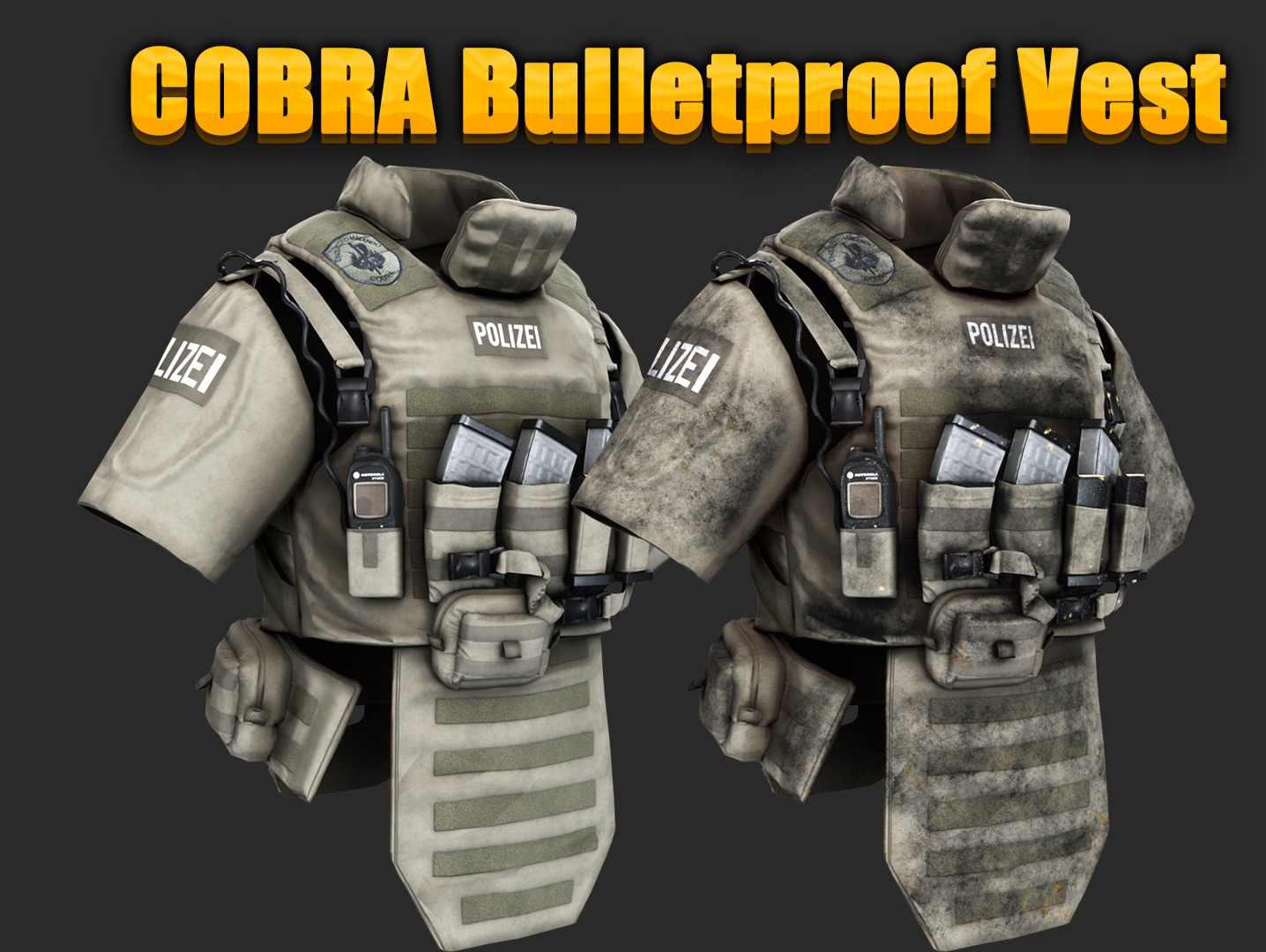 3D model Austrian Special Forces COBRA Bulletproof Vest Military ...