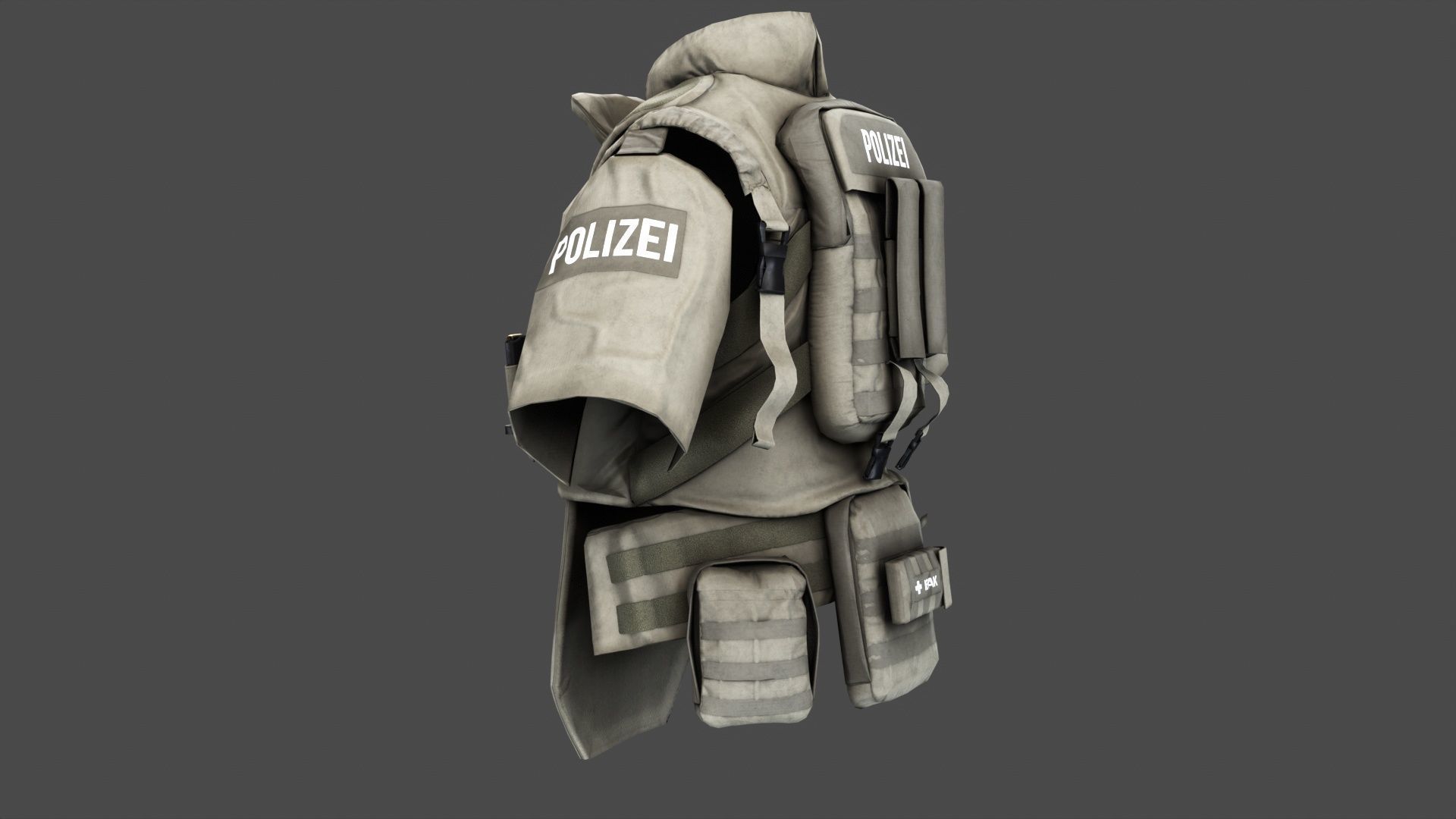 3D model Austrian Special Forces COBRA Bulletproof Vest Military ...