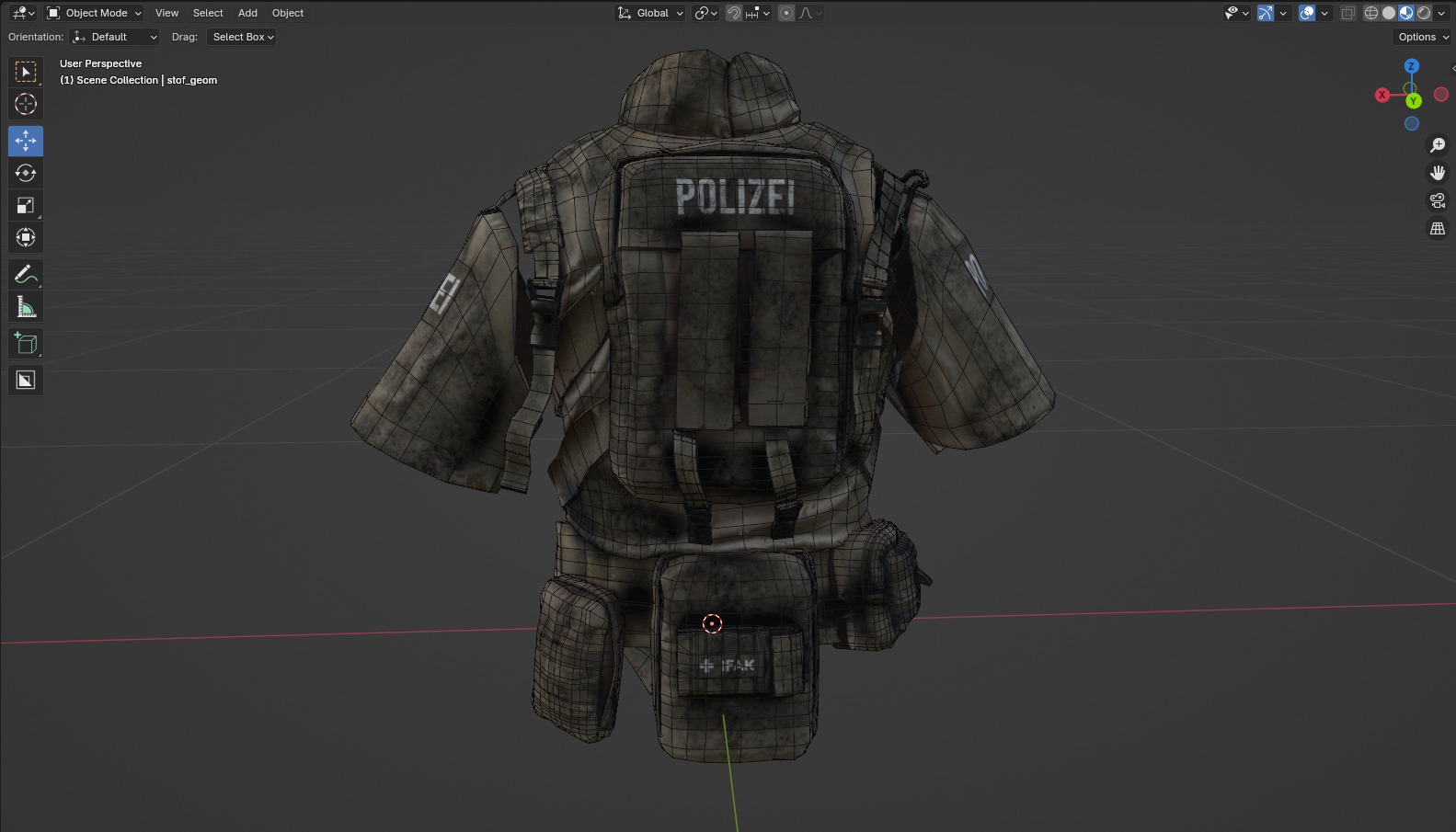 3D model Austrian Special Forces COBRA Bulletproof Vest Military ...