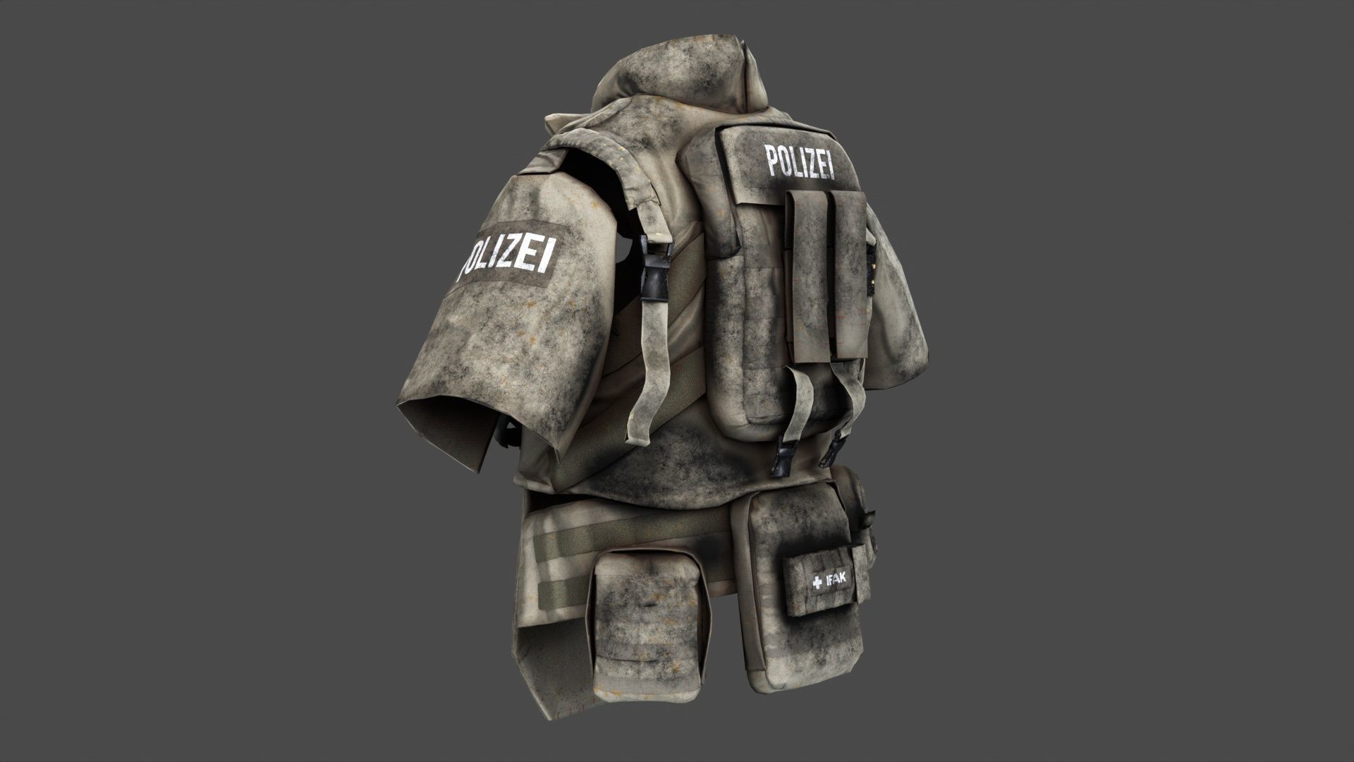 3D model Austrian Special Forces COBRA Bulletproof Vest Military ...