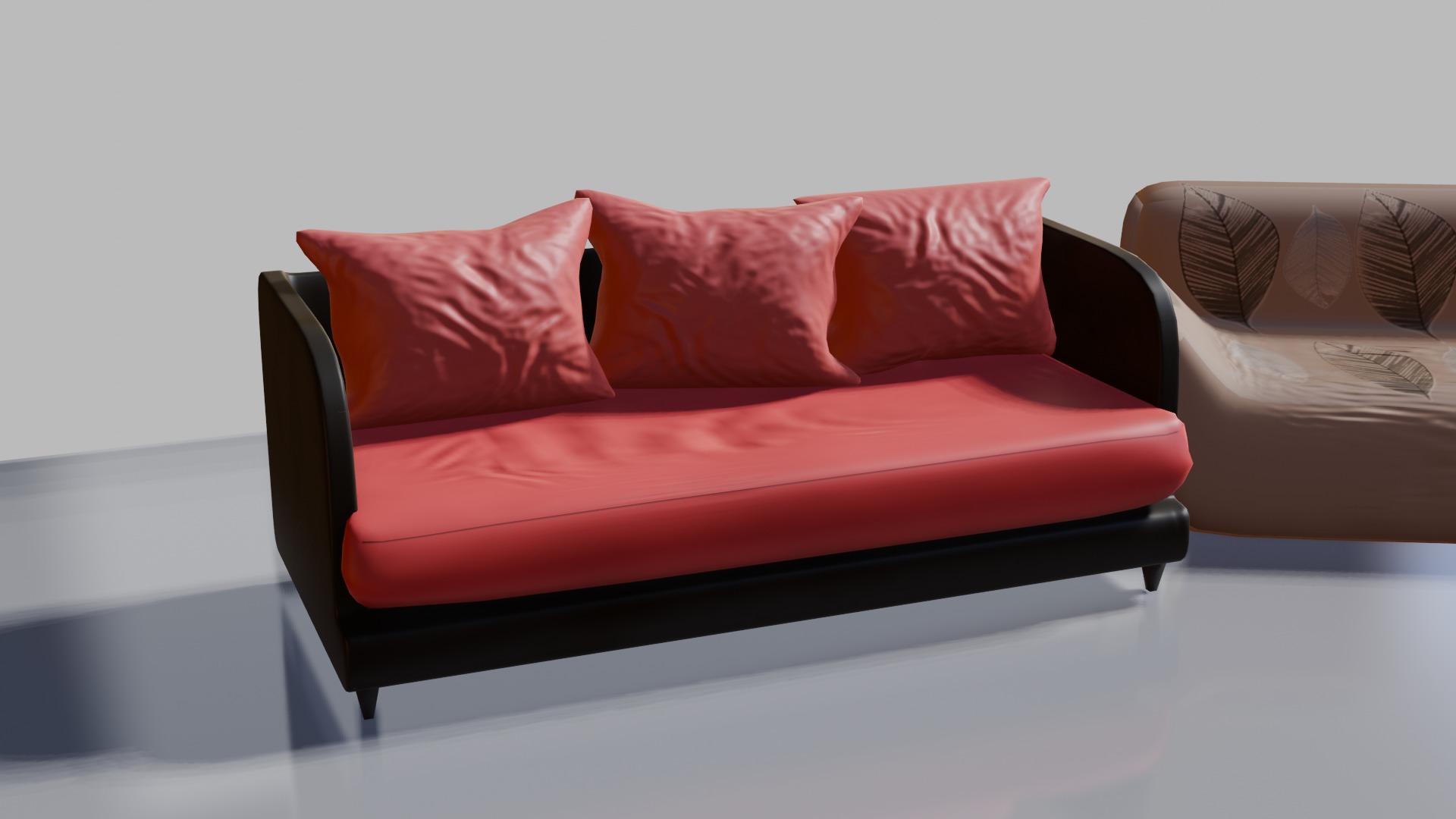 3 realistic sofa 3D model | CGTrader