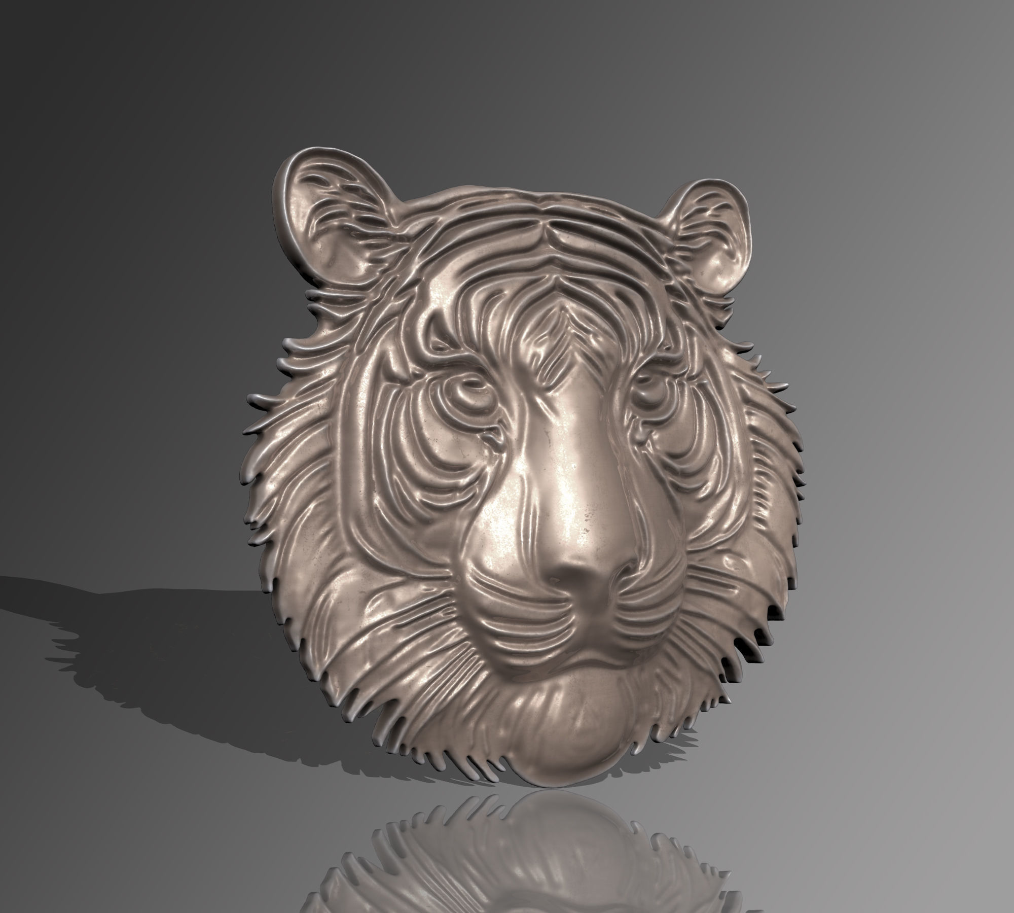 TIGER PENDANT FOR DECORATION CNC 3DPRINTING free 3D model 3D printable ...