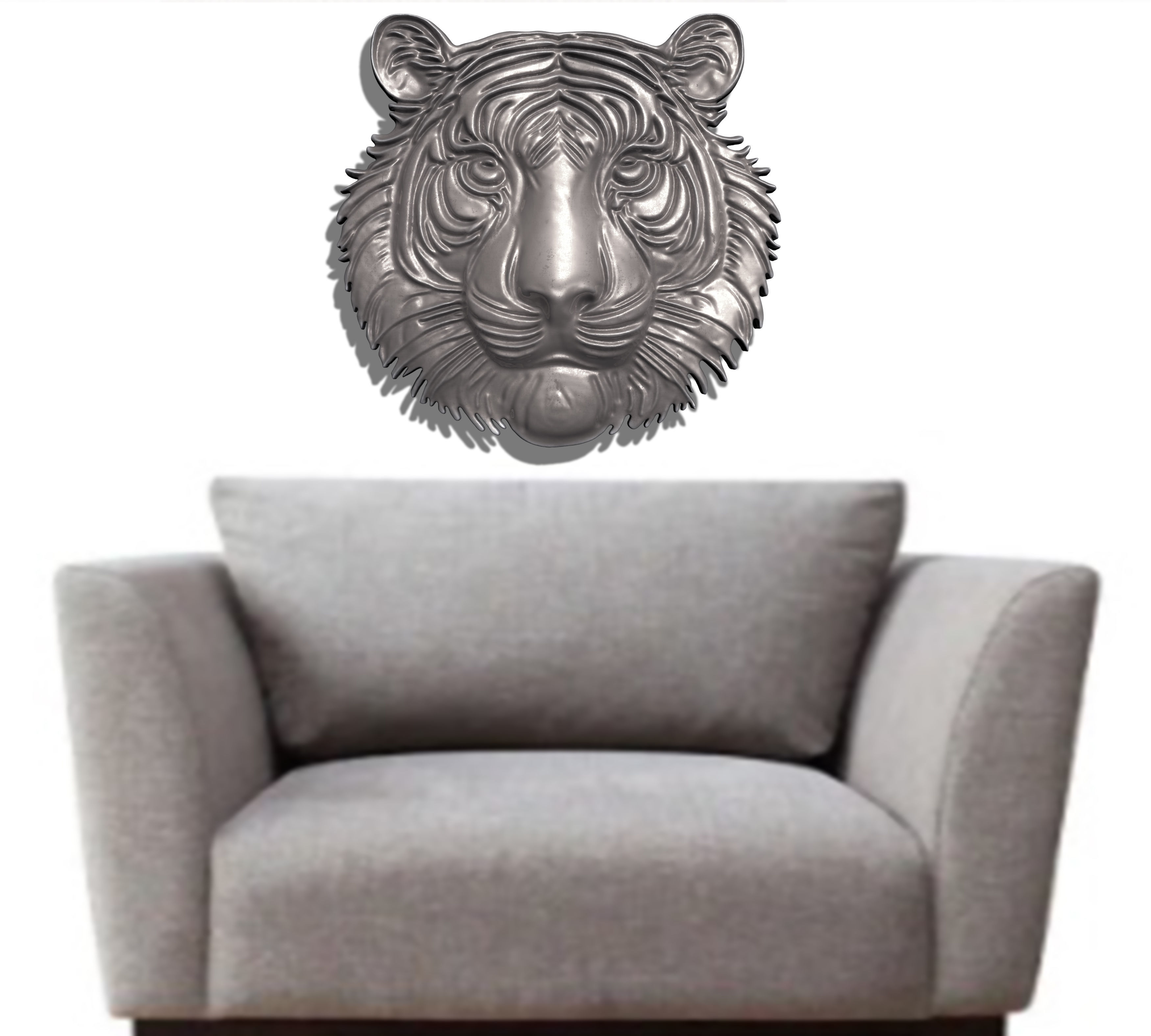 TIGER PENDANT FOR DECORATION CNC 3DPRINTING free 3D model 3D printable ...