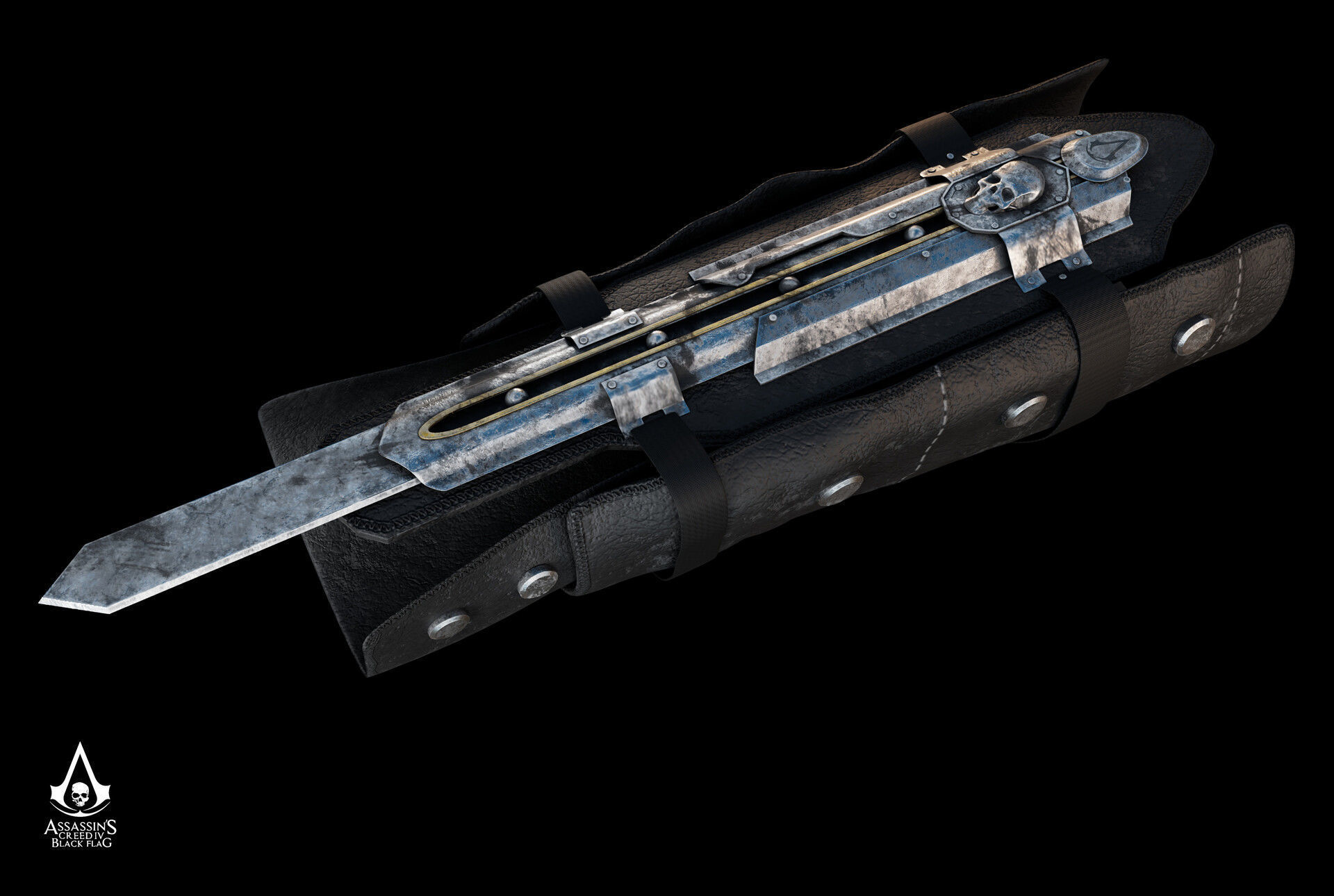 Assassins Creed Black Flag Hidden Blade 3D model | CGTrader