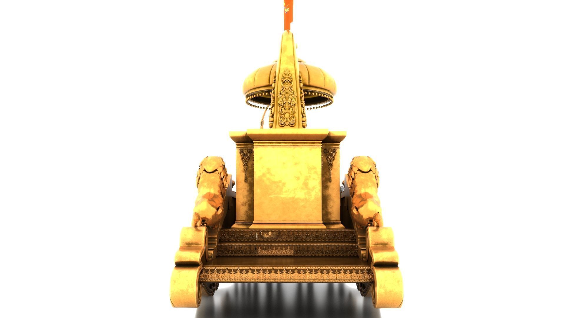 lord krishna arjuna 3D model | CGTrader