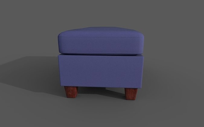 Ottoman free 3D model | CGTrader