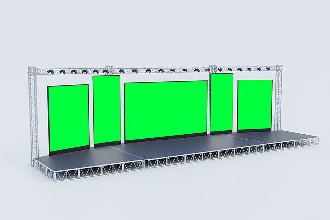 Concert Stage 08 3D model | CGTrader
