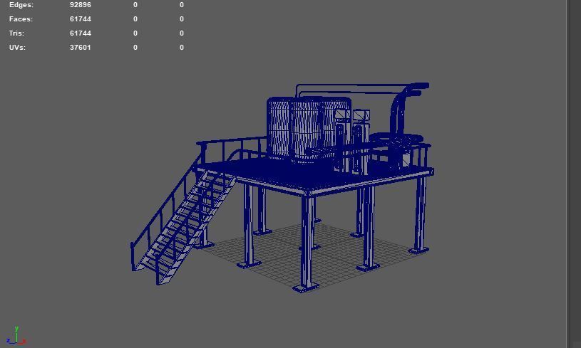 Chemical Engineering Plant 3D model animated | CGTrader