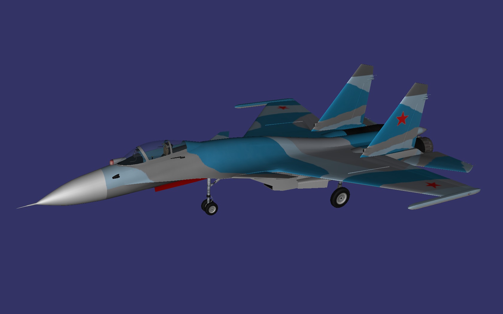 Sukhoi Su 33 Flanker D free VR / AR / low-poly 3D model | CGTrader