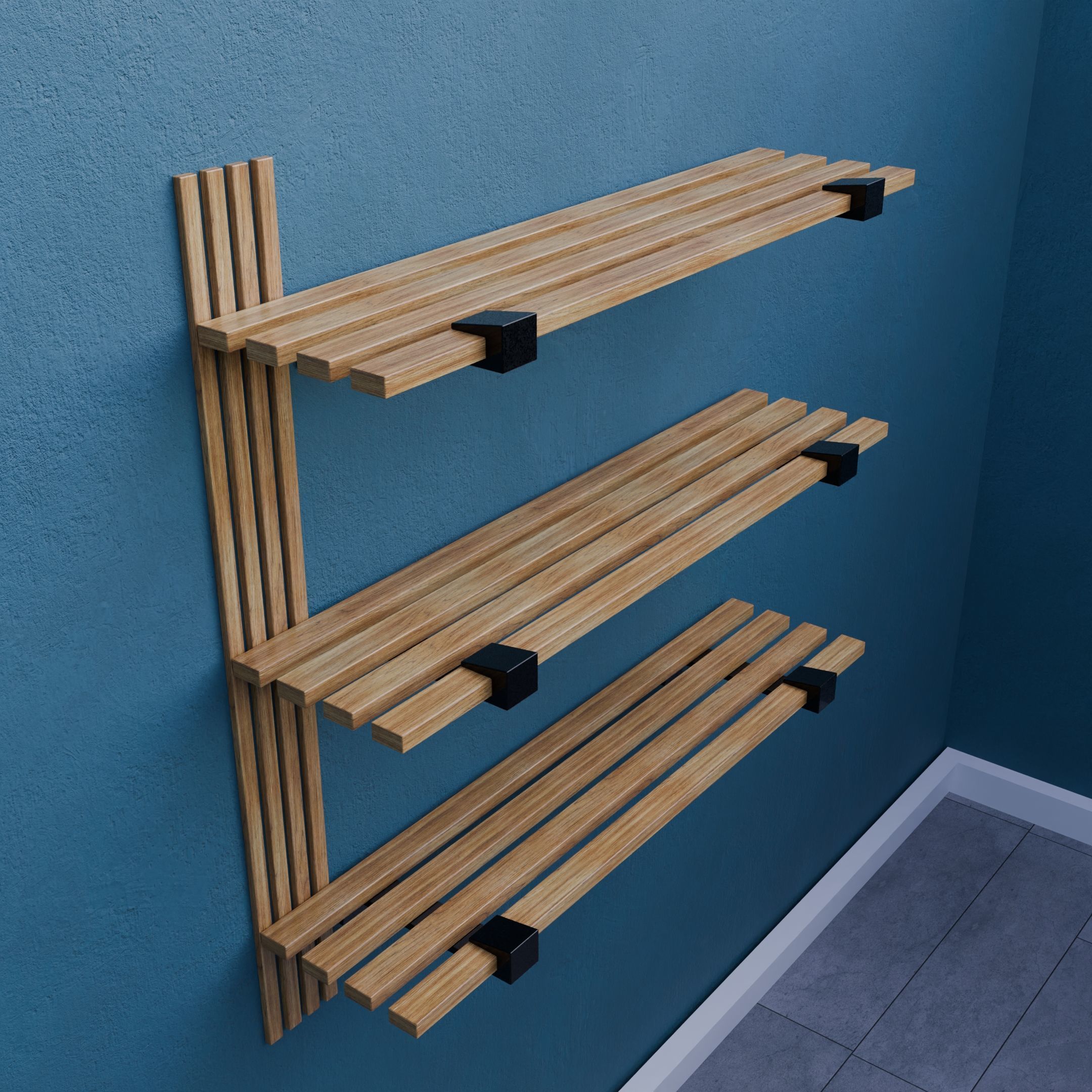 Modern Shelf Design - Blender Design free 3D model | CGTrader