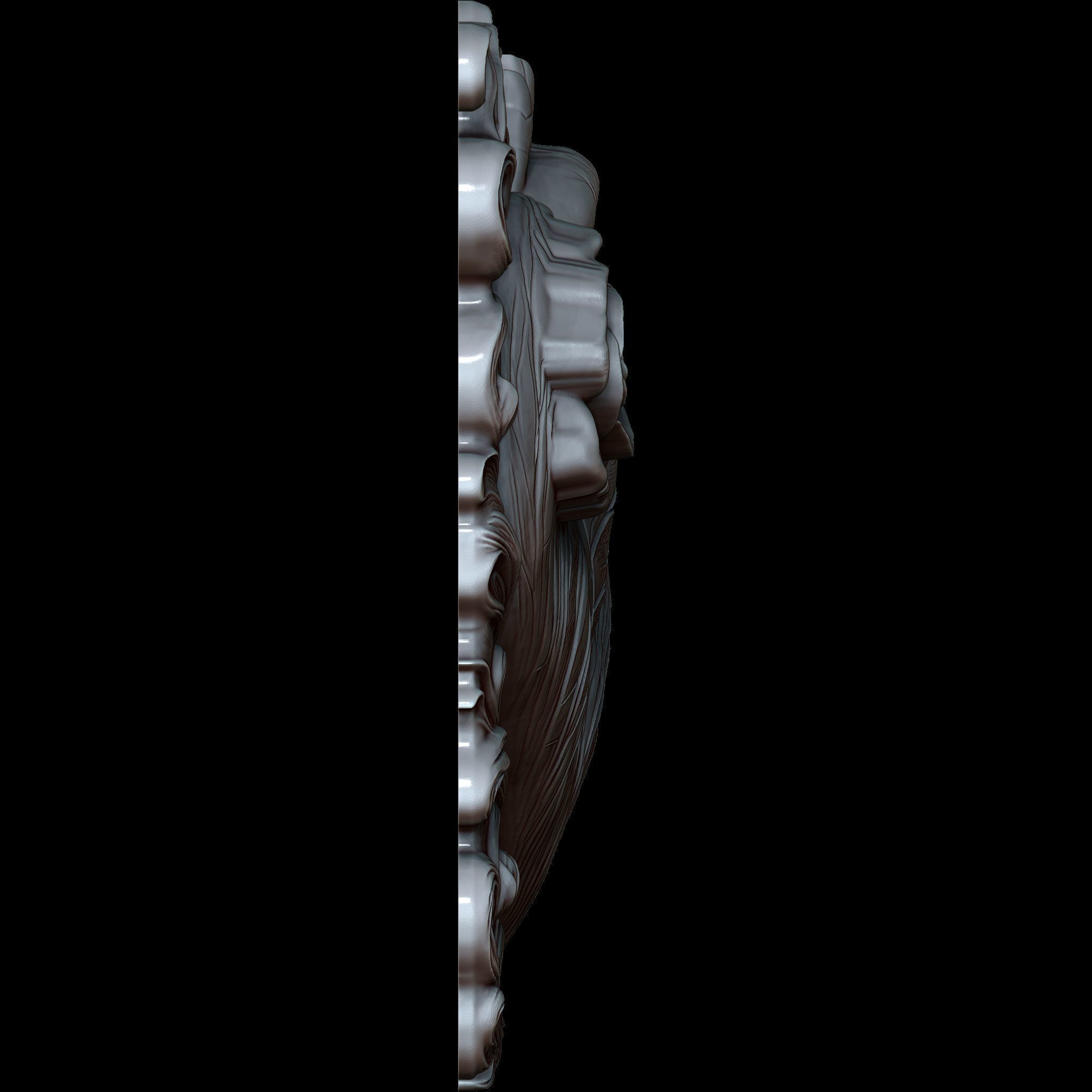 Pulse of Roses Relief STL file for 3d Printing or CNC 3D model 3D ...