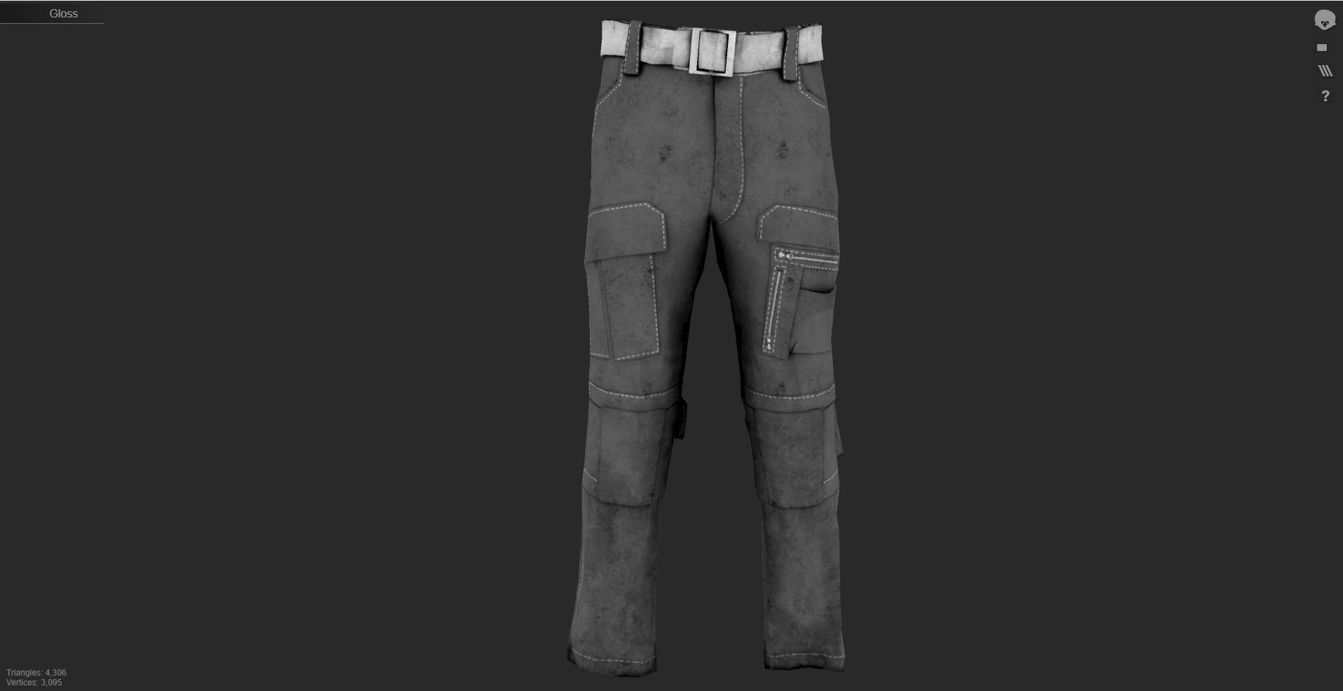 3D model cobra Combat Gear Tactical Pants Trousers Military FIVEM GTA ...
