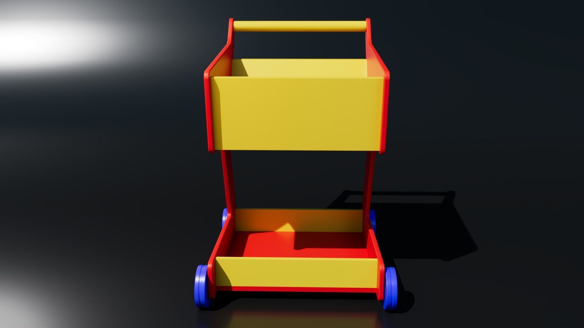 Kids Shopping Cart free VR / AR / low-poly 3D model | CGTrader