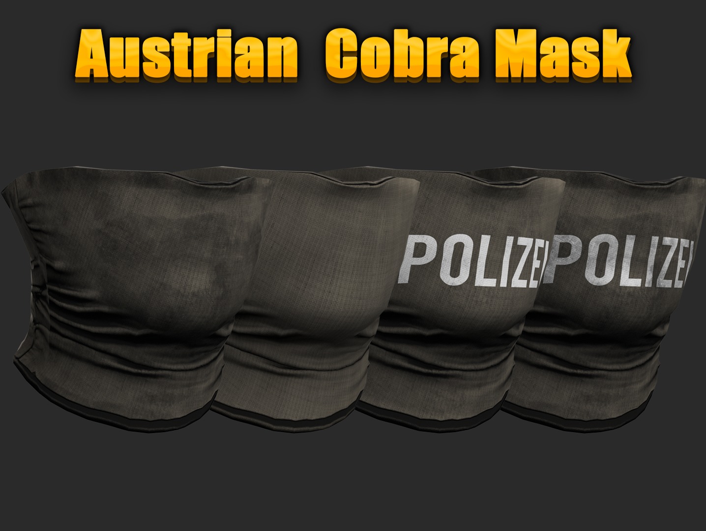 3D model Austrian Army Cobra Military Mask and Tactical GTA FIVEM VR ...