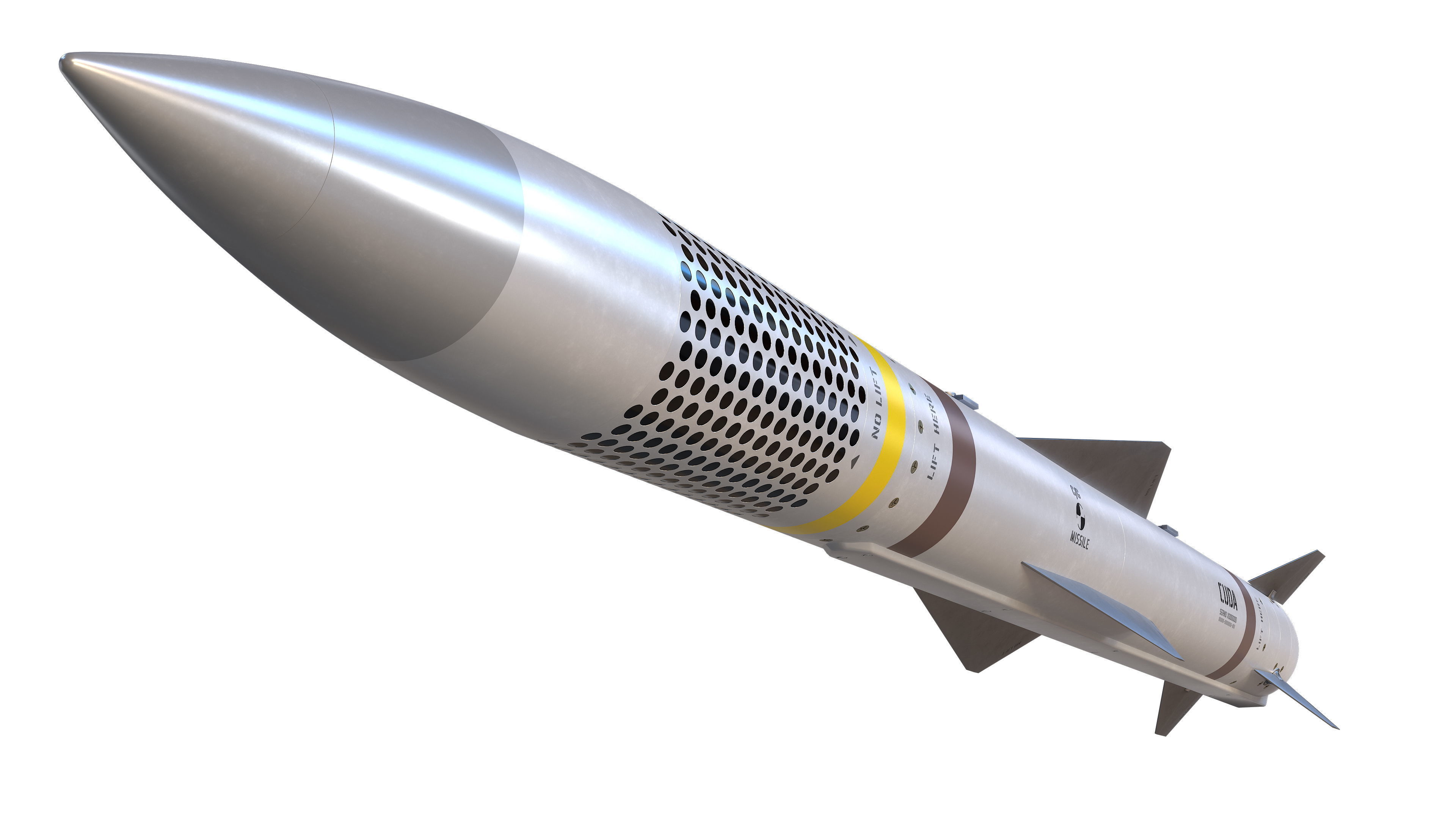 3D model Lockheed Martin CUDA Air-to-Air Missile Concept VR / AR / low ...
