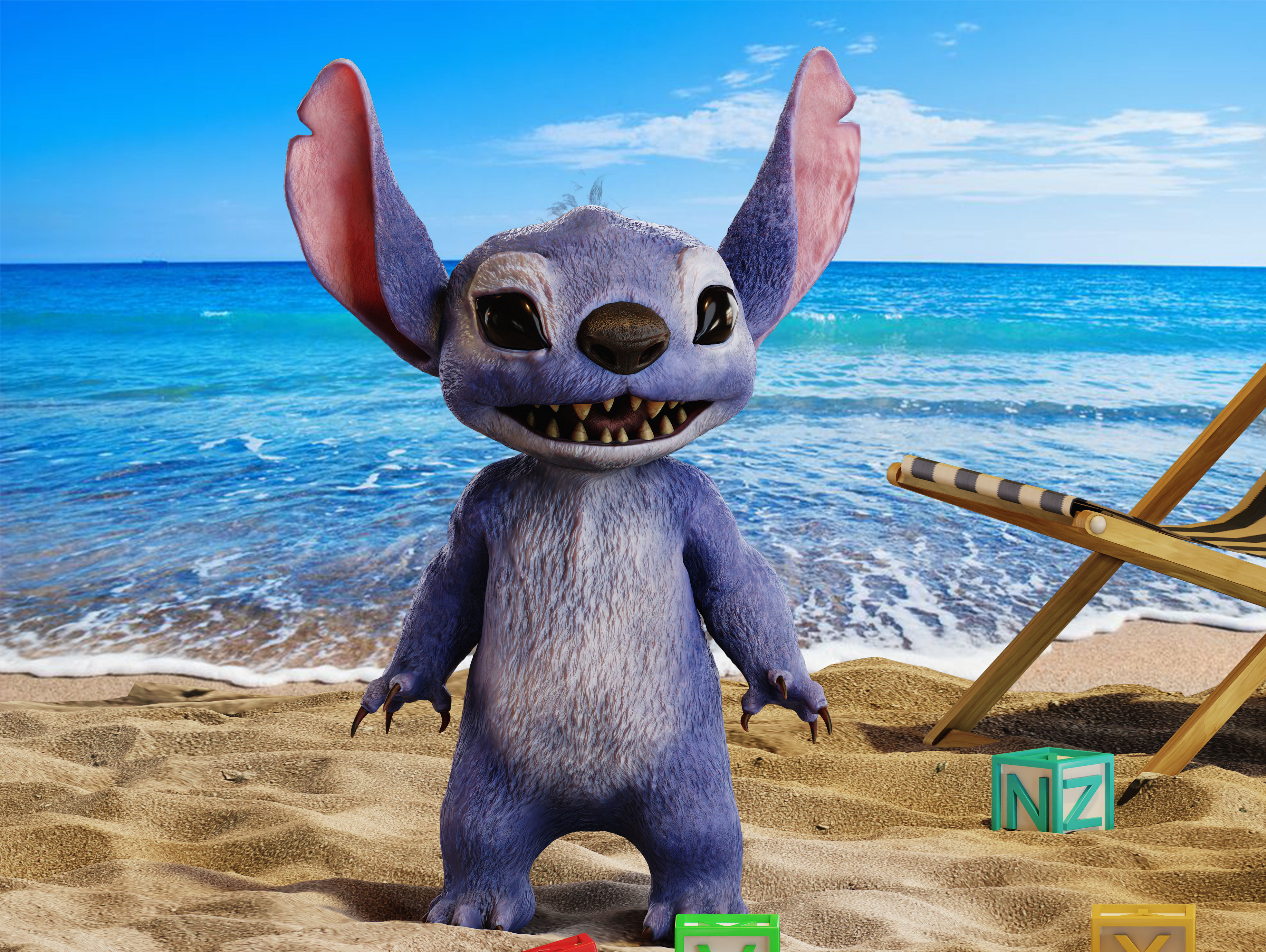 3D model Stitch VR / AR / low-poly | CGTrader