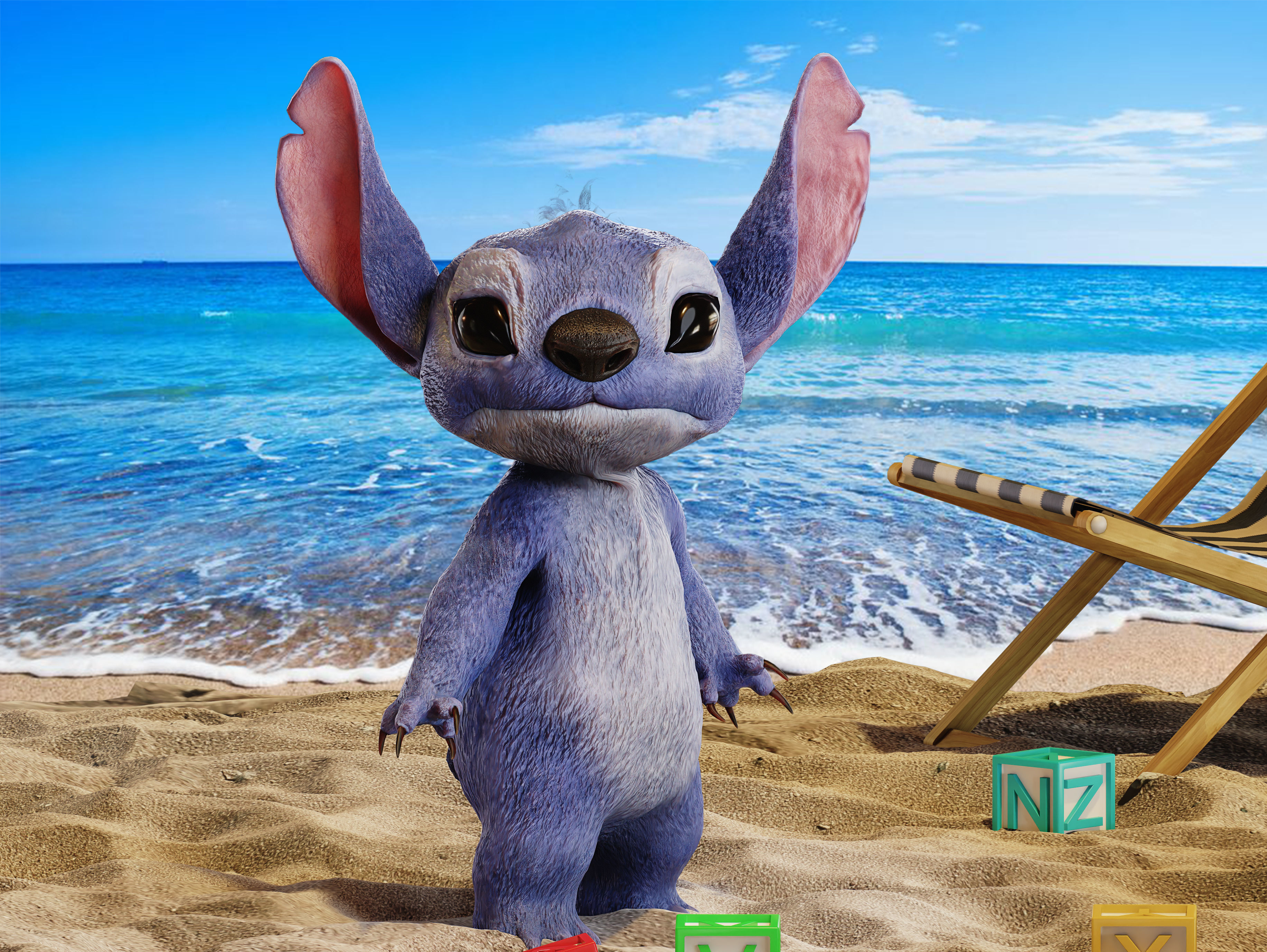 3D model Stitch VR / AR / low-poly | CGTrader