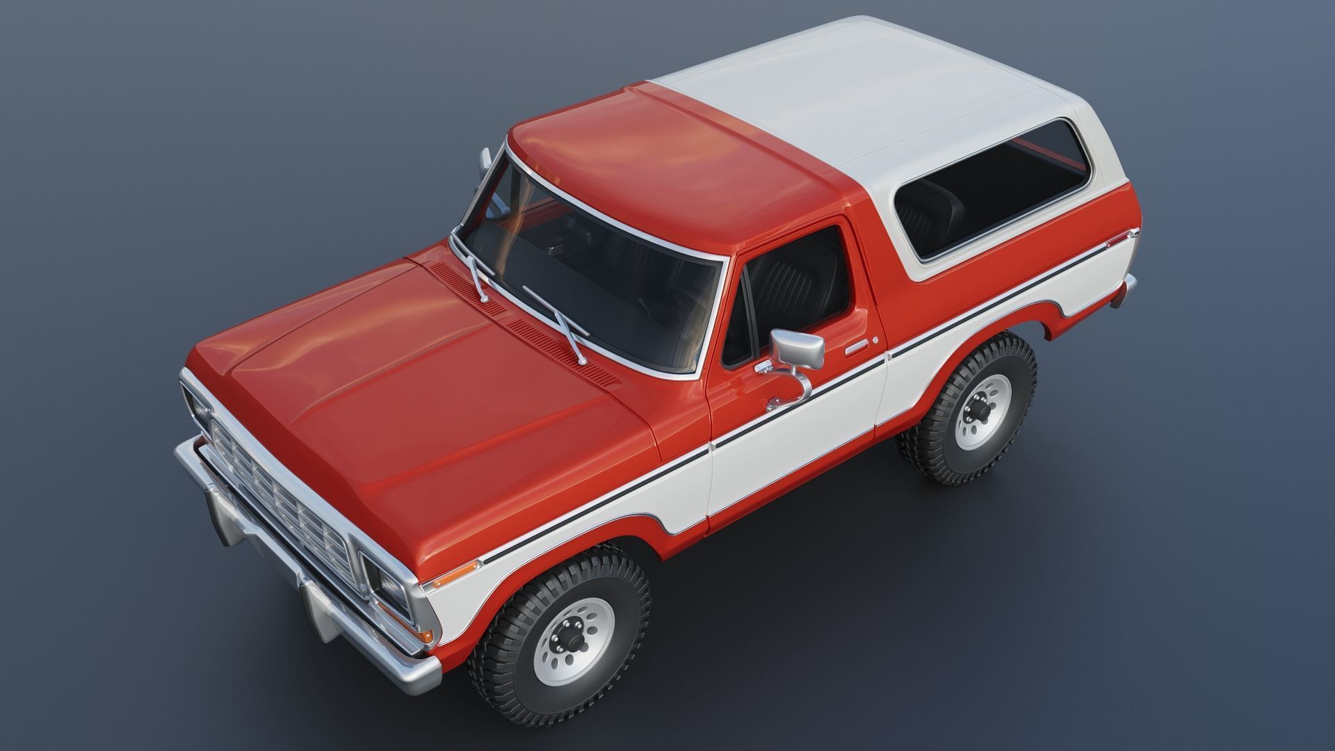 Bronco 1979 3D model 3D printable | CGTrader