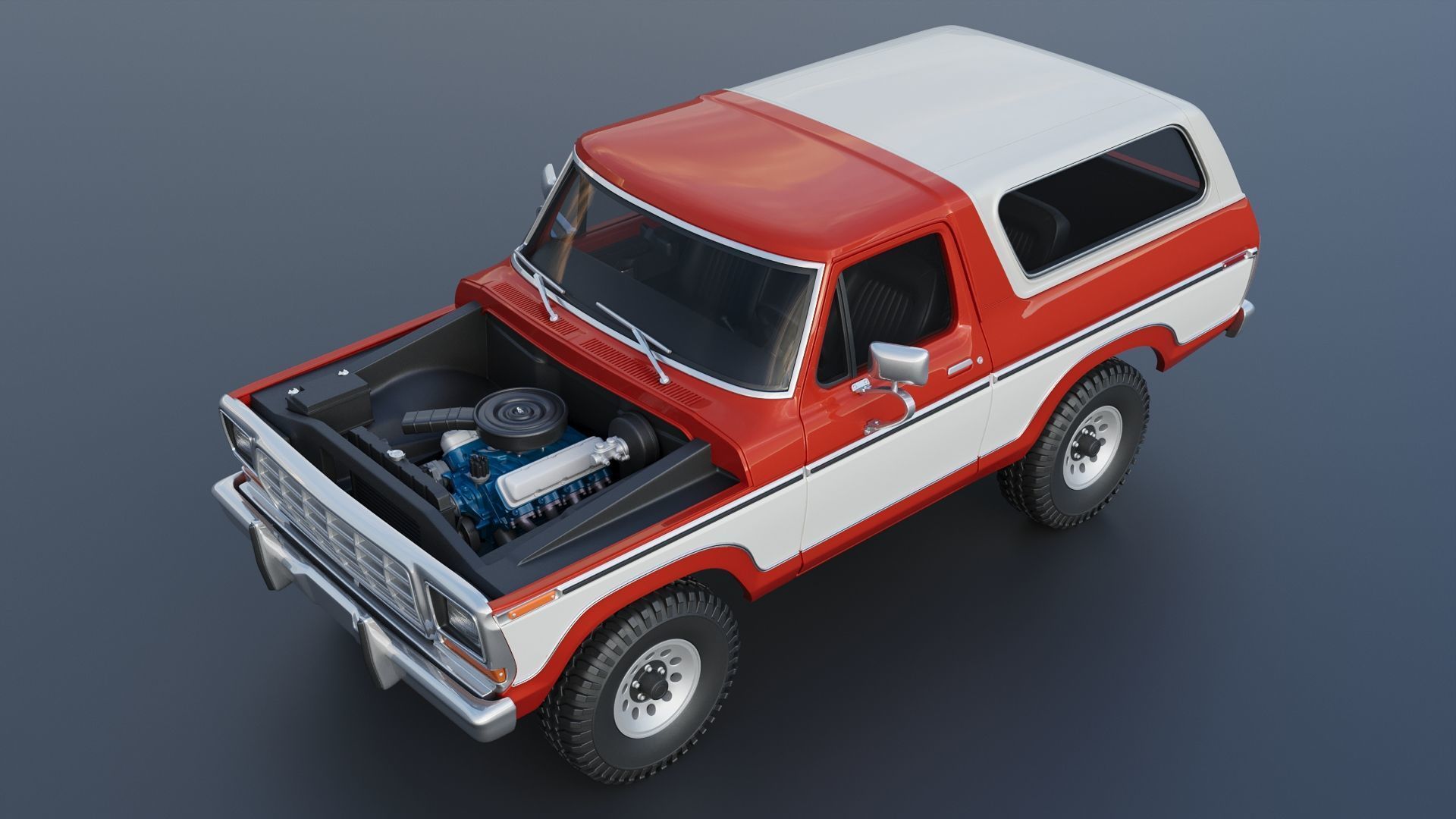 Bronco 1979 3D model 3D printable | CGTrader