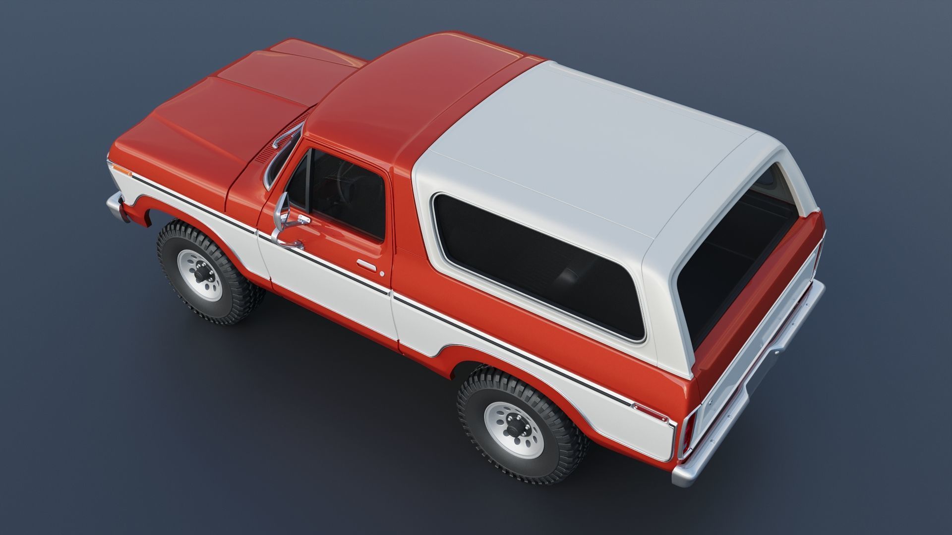 Bronco 1979 3D model 3D printable | CGTrader