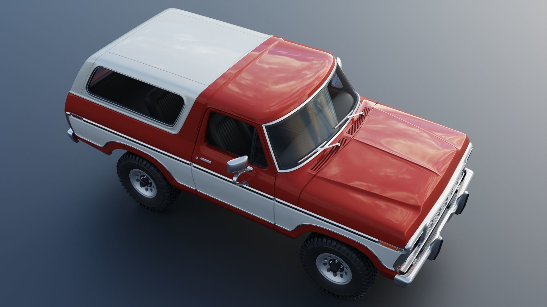 Bronco 1979 3D model 3D printable | CGTrader