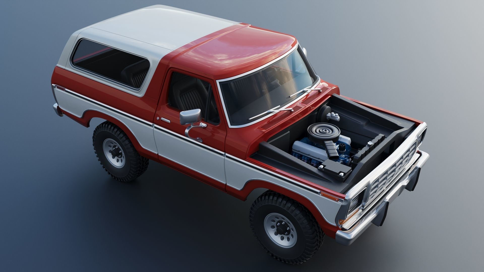 Bronco 1979 3D model 3D printable | CGTrader