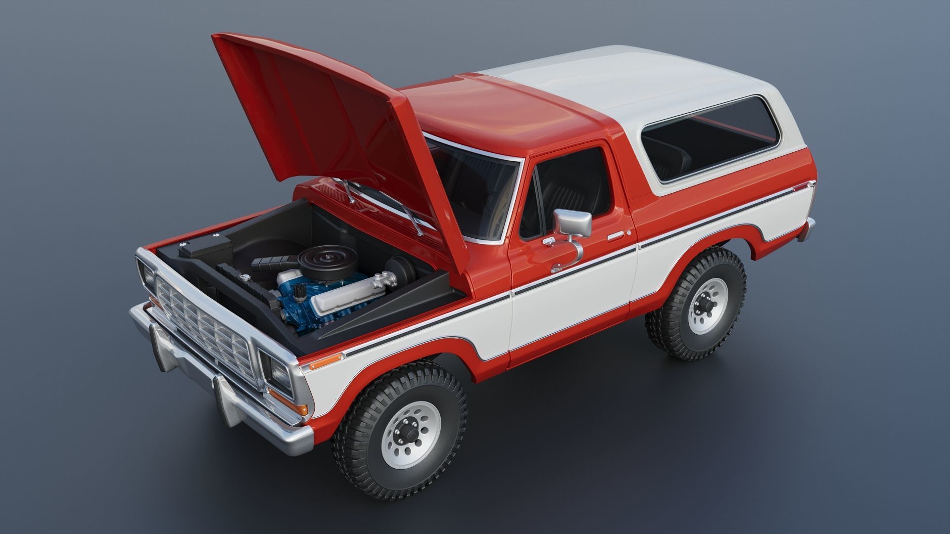 Bronco 1979 3D model 3D printable | CGTrader