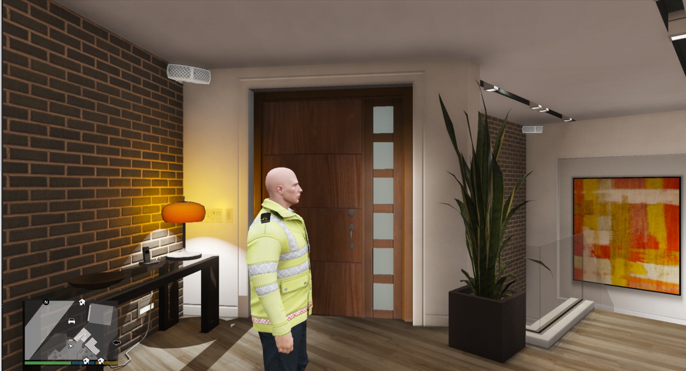 3D model Gore-Tex Hi-Vis Jacket UK Police Coat GTA EUP FIVEM uniform VR ...