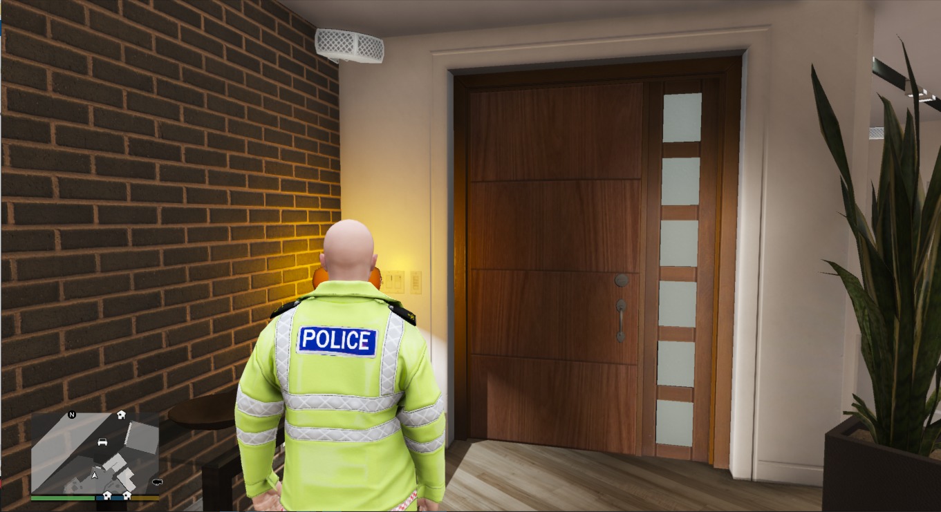 3D model Gore-Tex Hi-Vis Jacket UK Police Coat GTA EUP FIVEM uniform VR ...