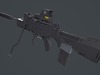 3D model FAMAS G2 Valoris Eotech 552 Scope VR / AR / low-poly | CGTrader
