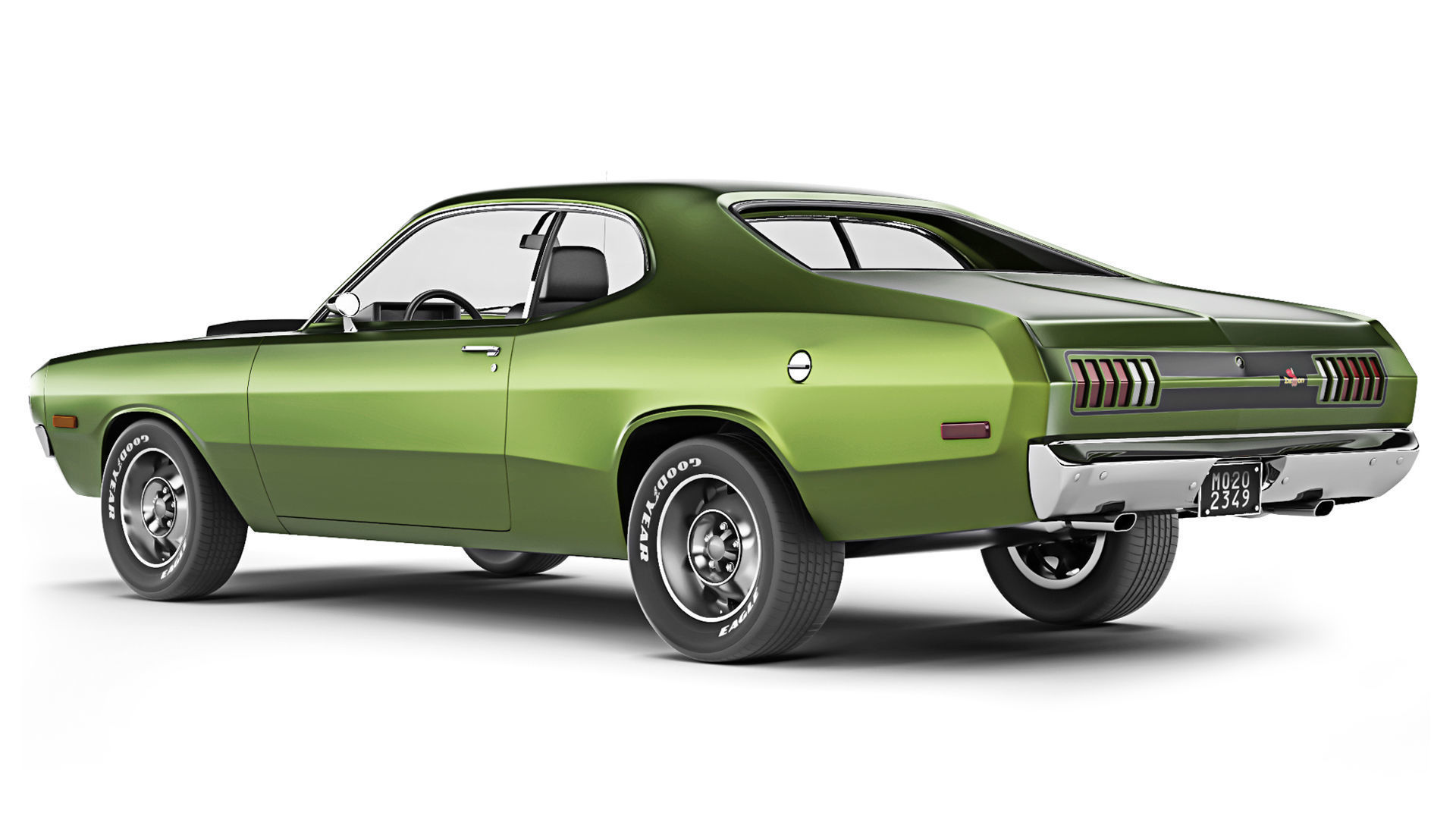 Dodge Demon 340 1972 3D model | CGTrader