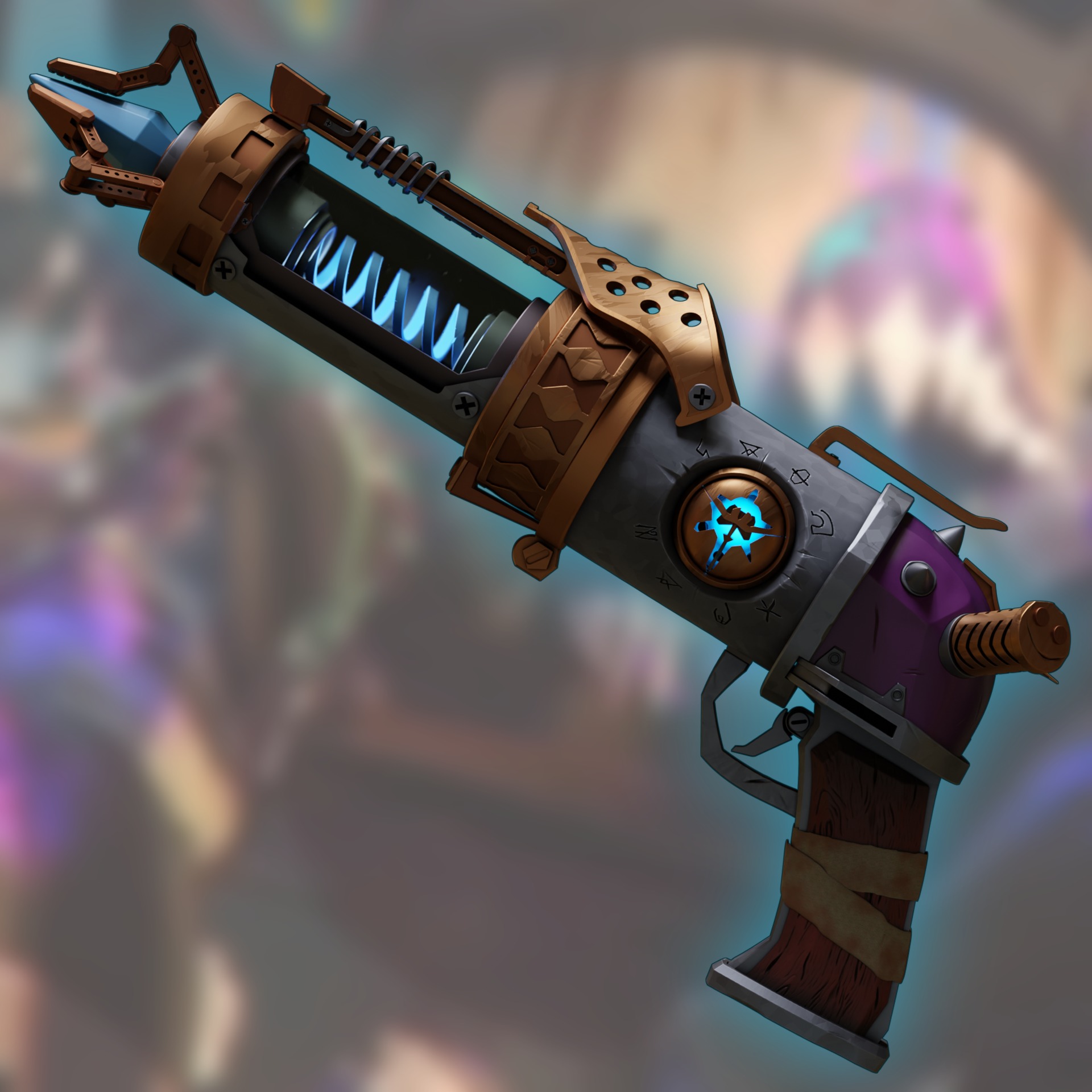 JINX ZAP ZAP PISTOL - ARCANE SEASON 2 3D model 3D printable | CGTrader