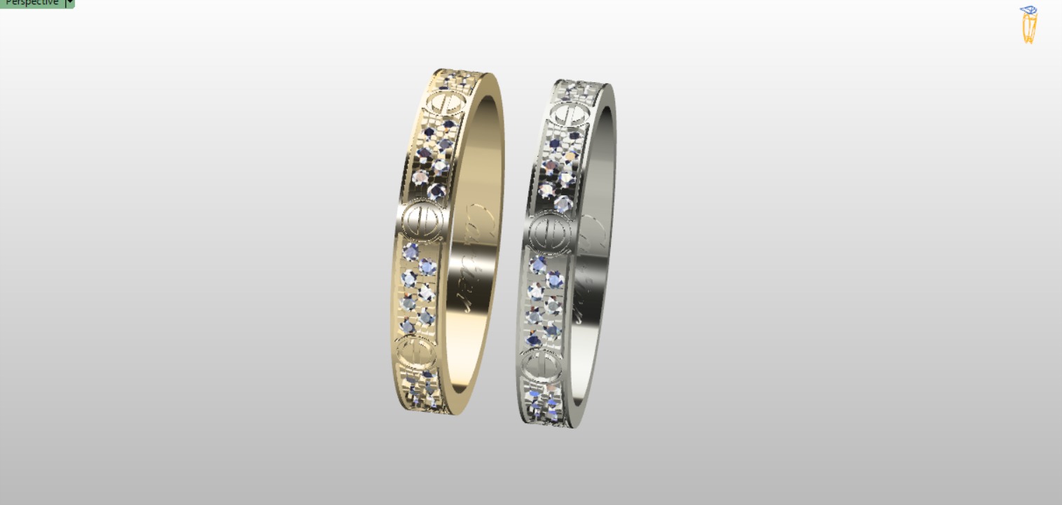 CARTIER LOVE RING Free 3D print model free 3D model 3D printable | CGTrader