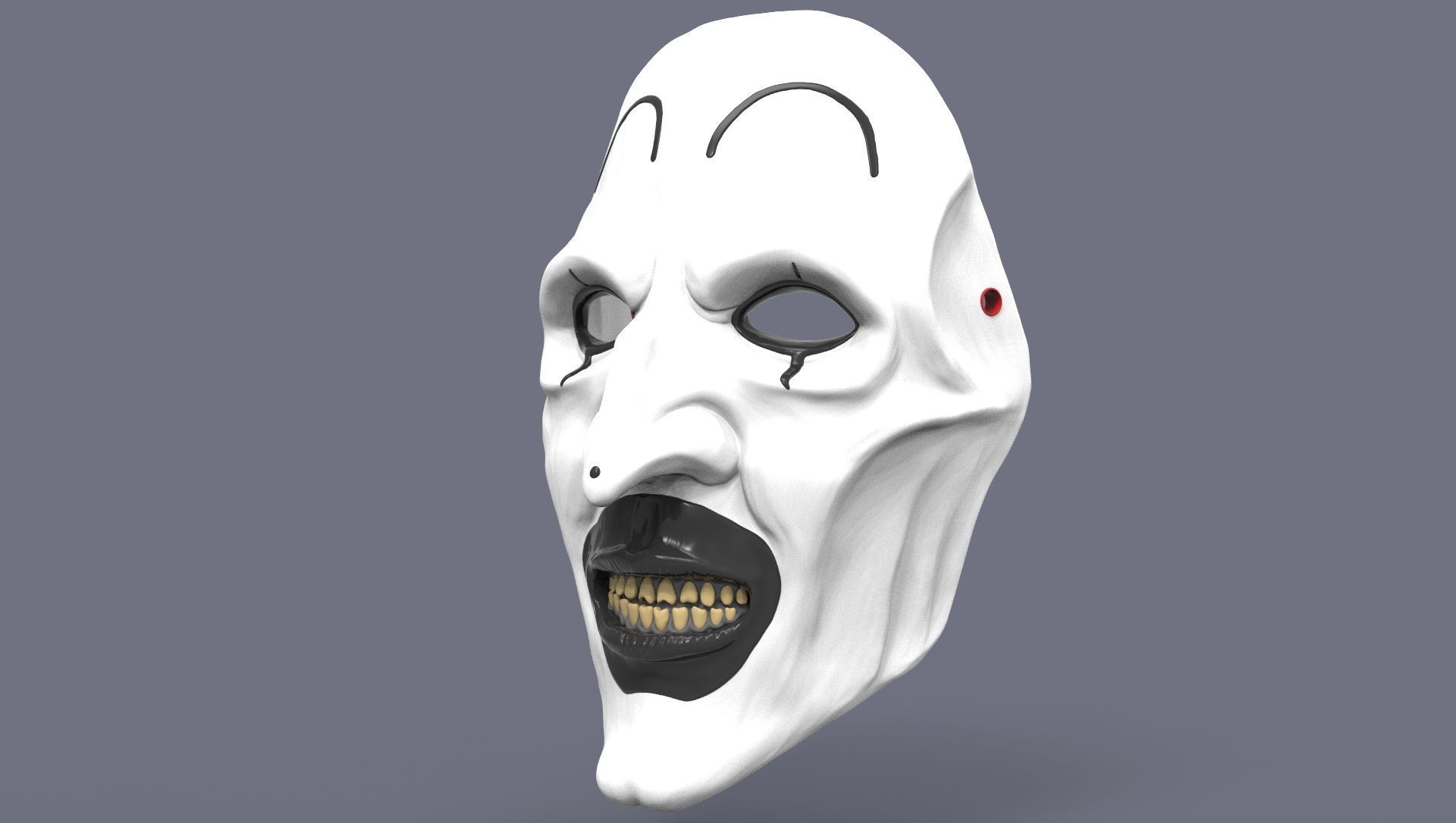 Mask Art the Clown Terrifier 3D model 3D printable | CGTrader