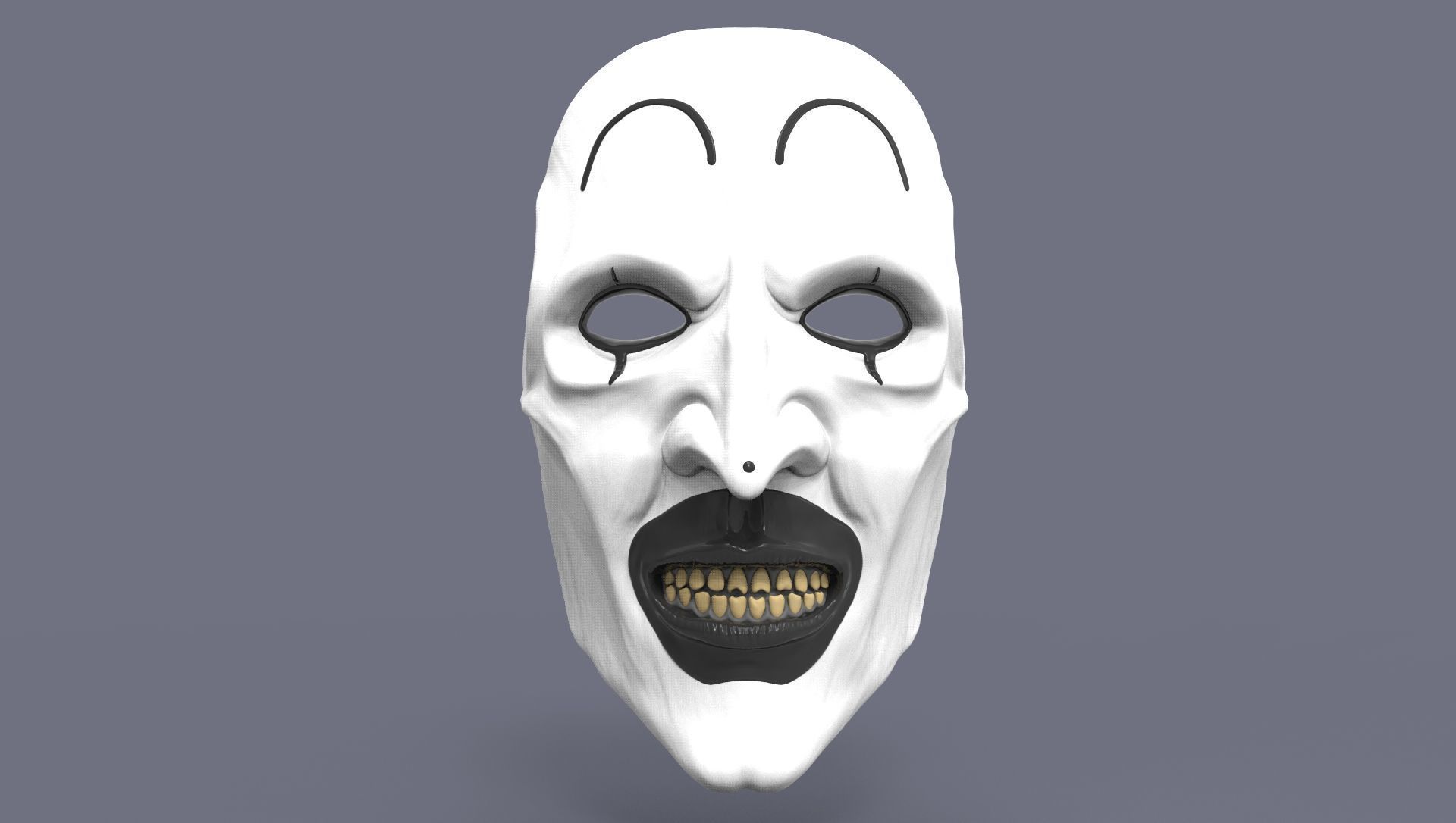 Mask Art the Clown Terrifier 3D model 3D printable | CGTrader