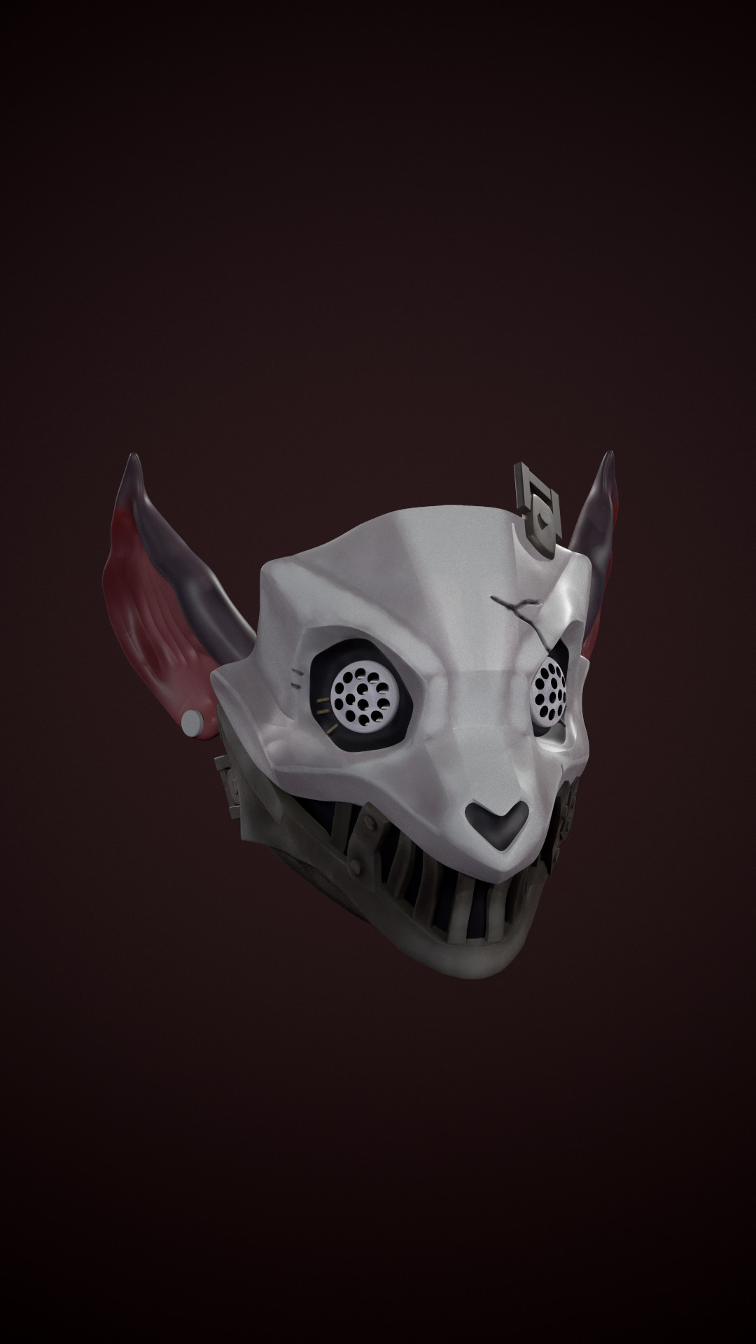 Arcane Cosplay mask SCAR FIRELIGHT League of legend 3D model 3D ...