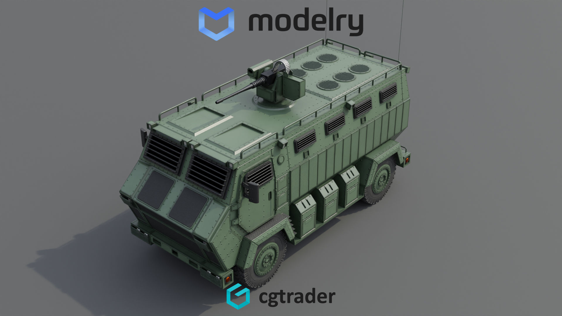 Military MRAP 3D model | CGTrader