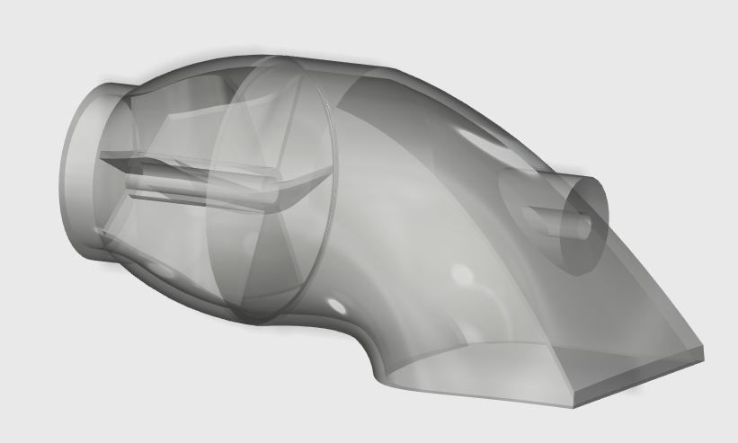 Simple water jet drive free 3D model 3D printable | CGTrader