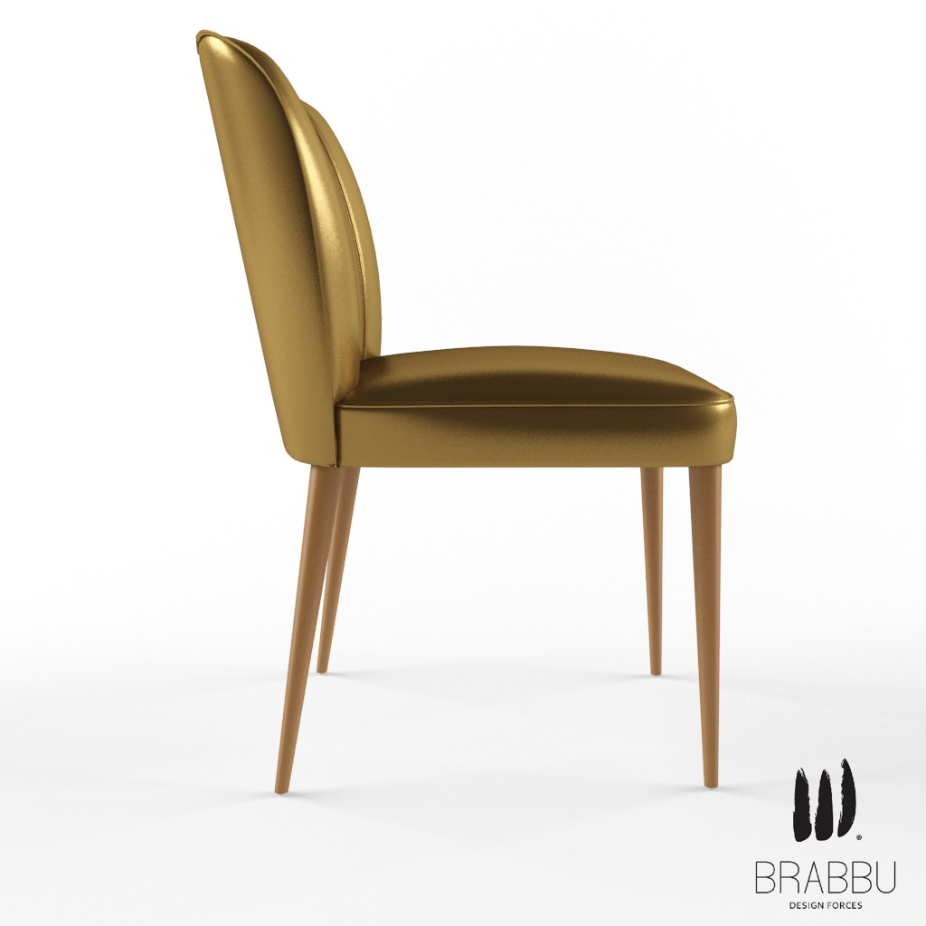 Brabbu Dalyan dining chair 3D model | CGTrader