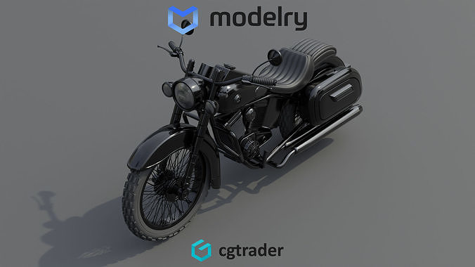 Cruiser Motorcycle 3D model | CGTrader
