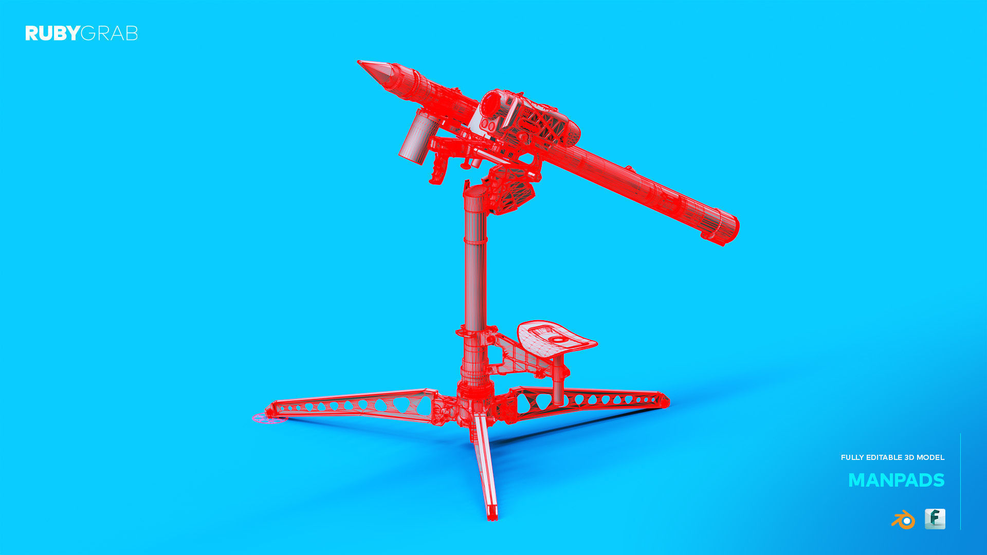 MANPADS Missile Launcher 3D model | CGTrader