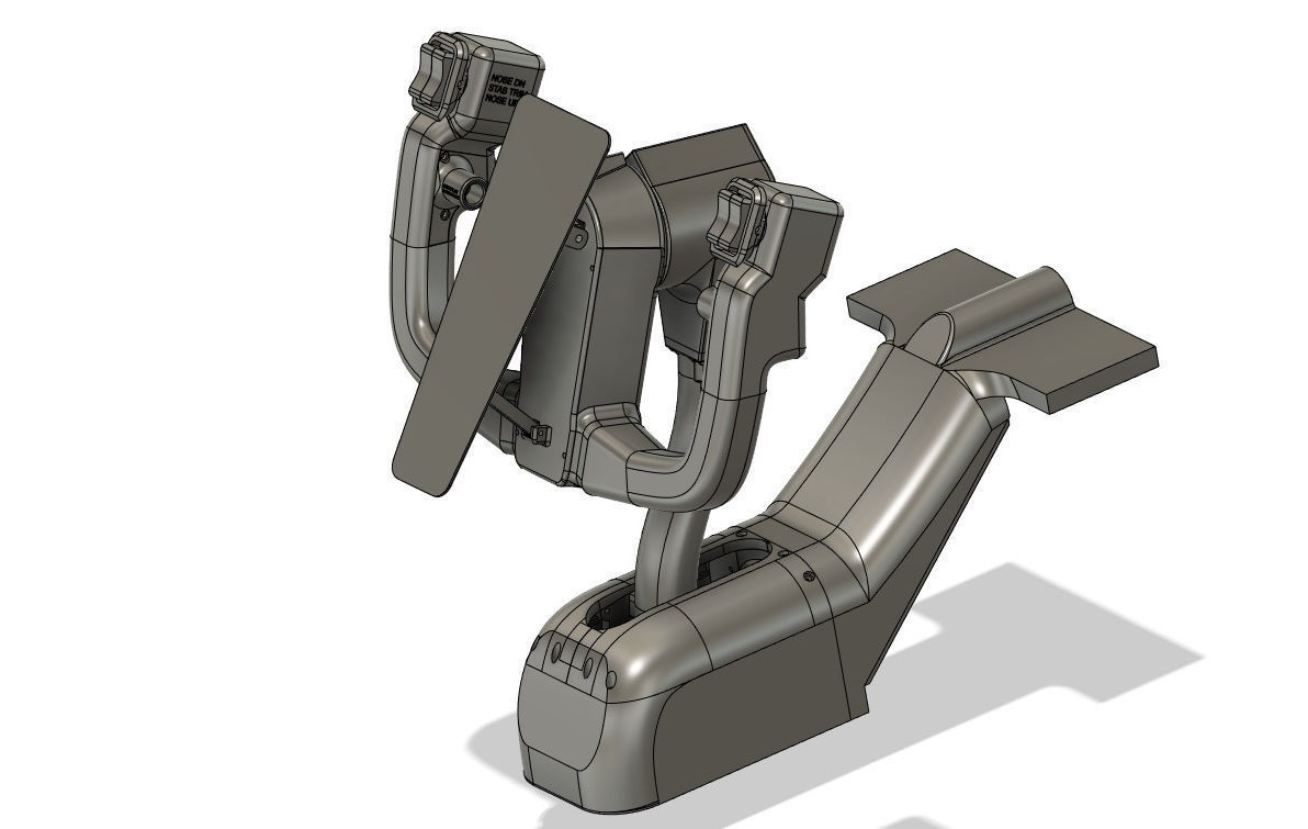 DIY 3D Print Flight SIM Yoke Kit Joystick Potentiometer Version 3D ...