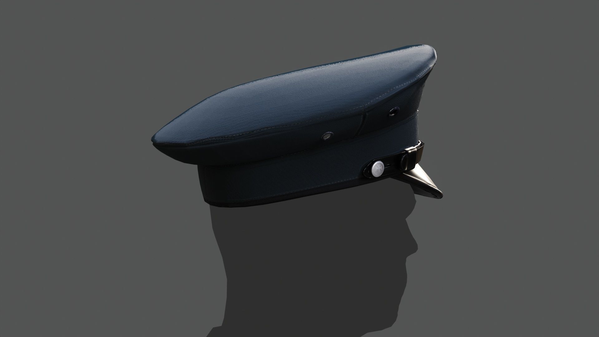 3D model PSNI Police Flat Cap 3D Model Realistic GameReady VR / AR ...