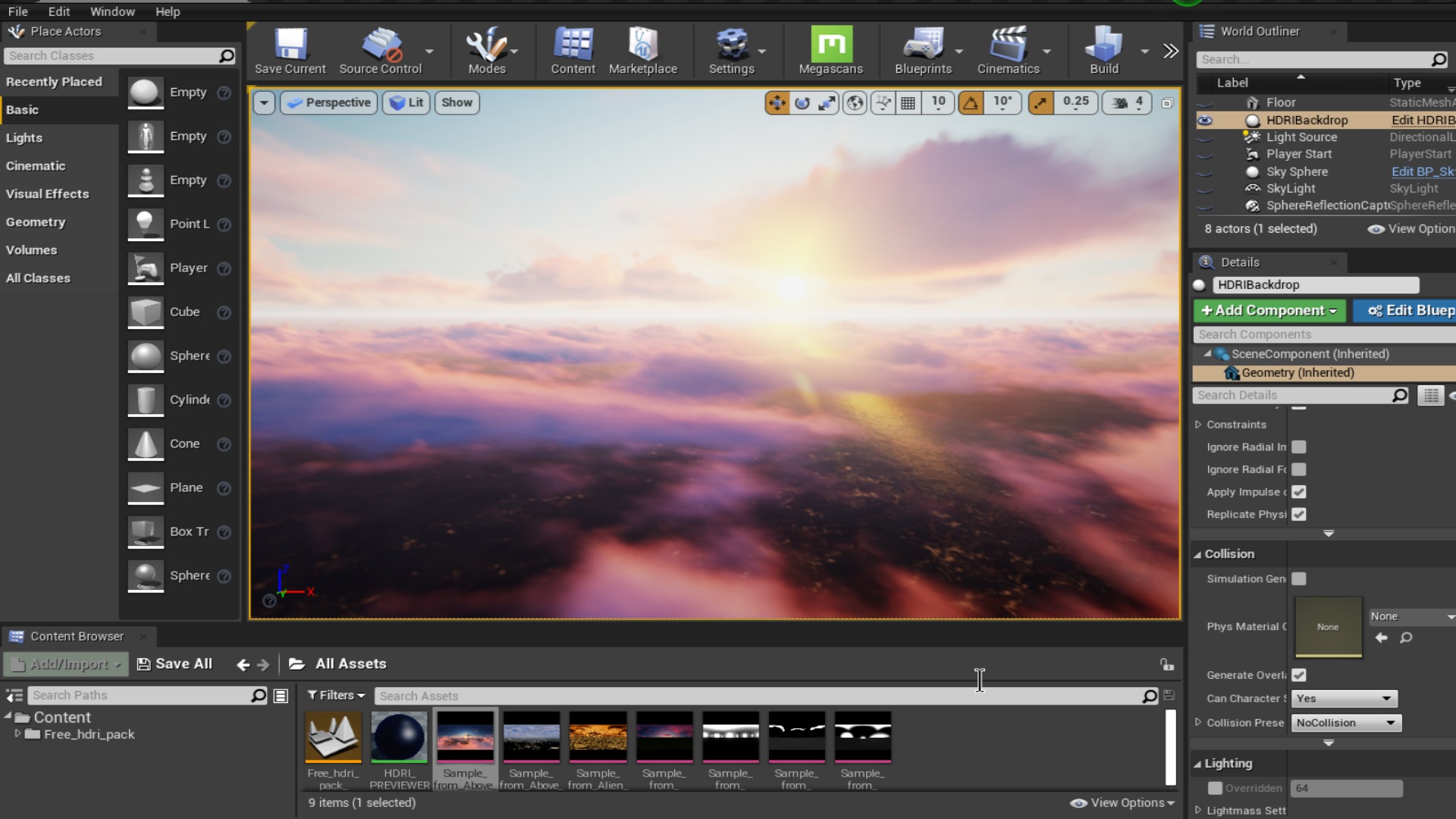 FREE HDRI PACK SAMPLES from CG CHOCO free 3D model | CGTrader