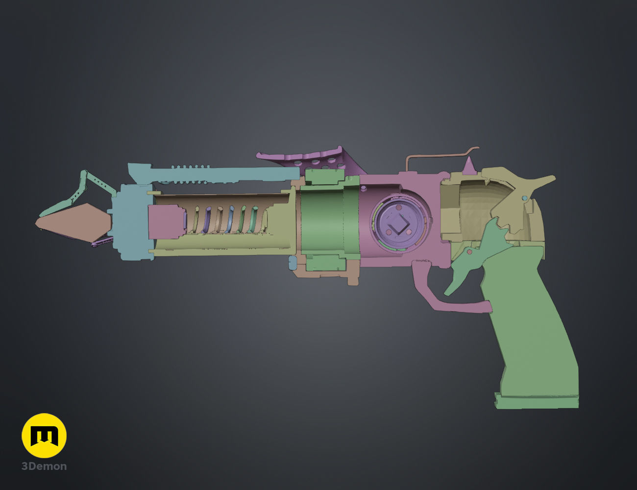 Jinx Arcane season 2 Blaster 3D model 3D printable | CGTrader