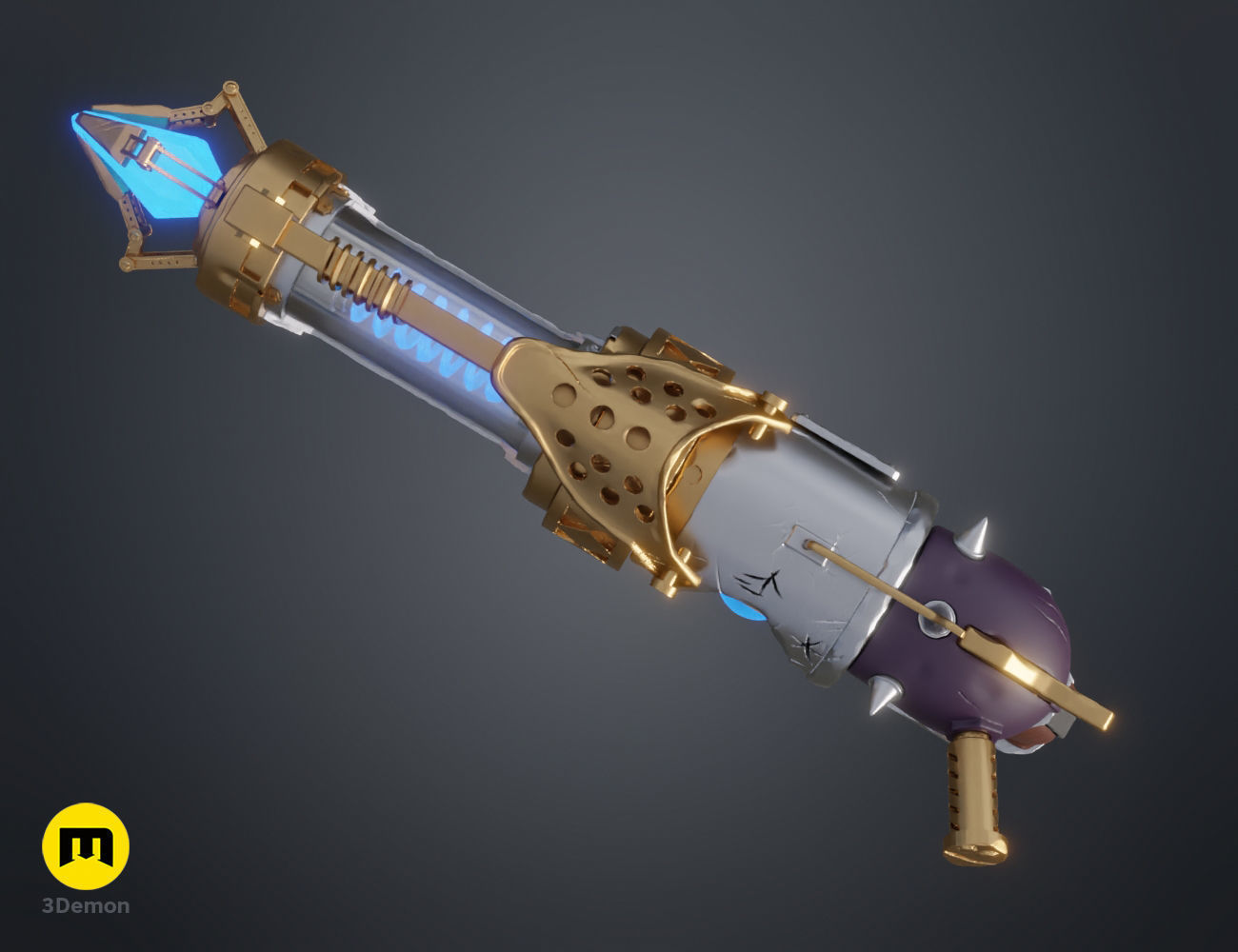 Jinx Arcane season 2 Blaster 3D model 3D printable | CGTrader